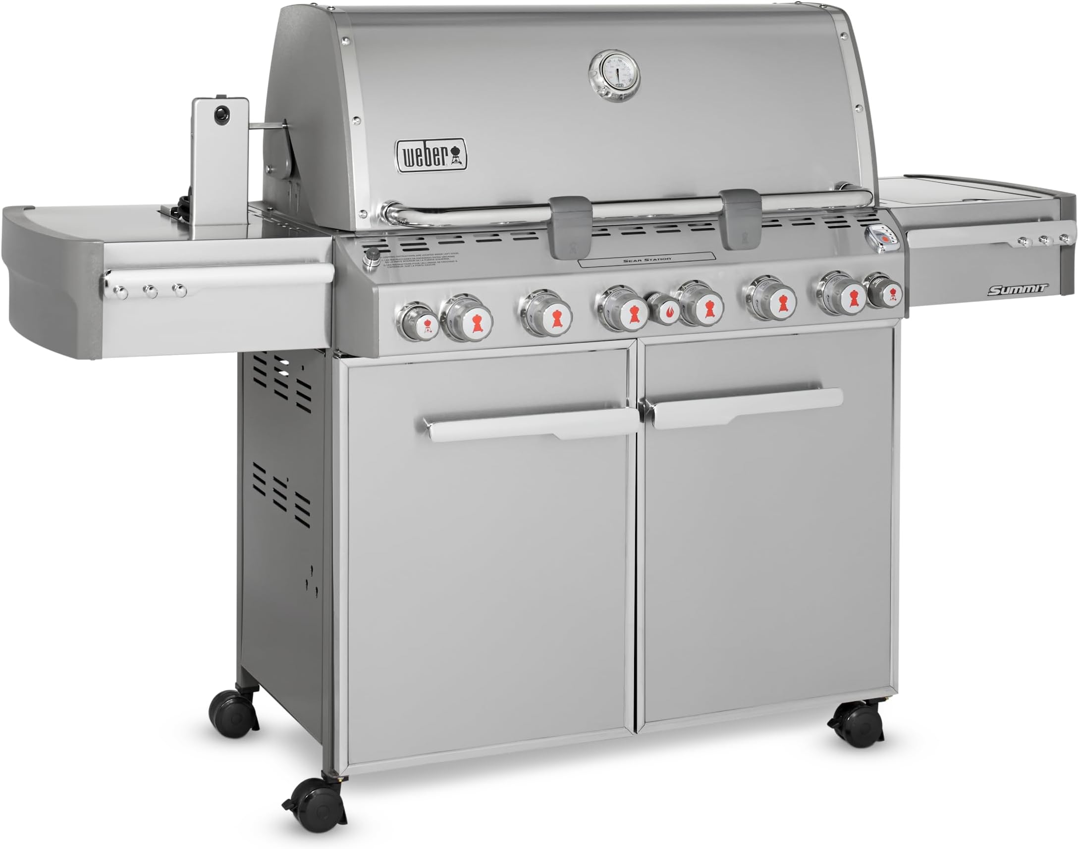 Amazon.com: Weber Summit Black Propane Gas Grill Center : Patio, Lawn ...