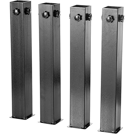 Amazon.com: DormCo Suprima Ultimate Height Bed Risers - Carbon Steel ...