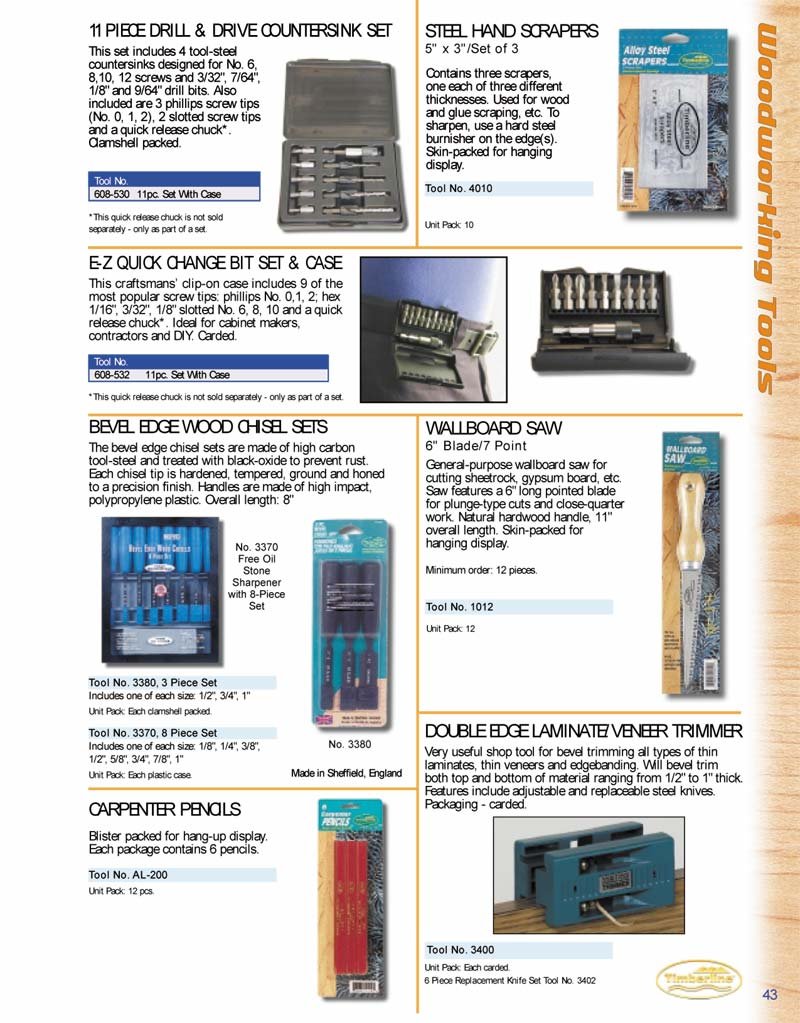 Timberline - Quick 11 Pc Bit Set W/Case. (608-532) : Amazon.in ...