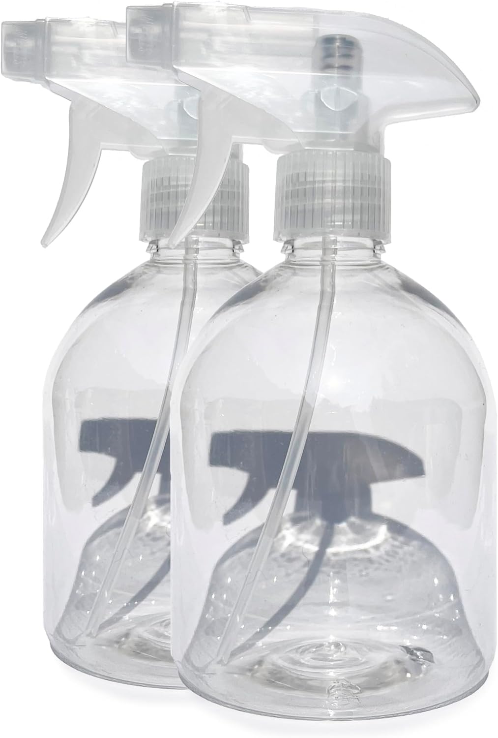 Amazon.com: 2-PACK PET Plastic Spray Bottles 16 oz (500ml) - Empty ...