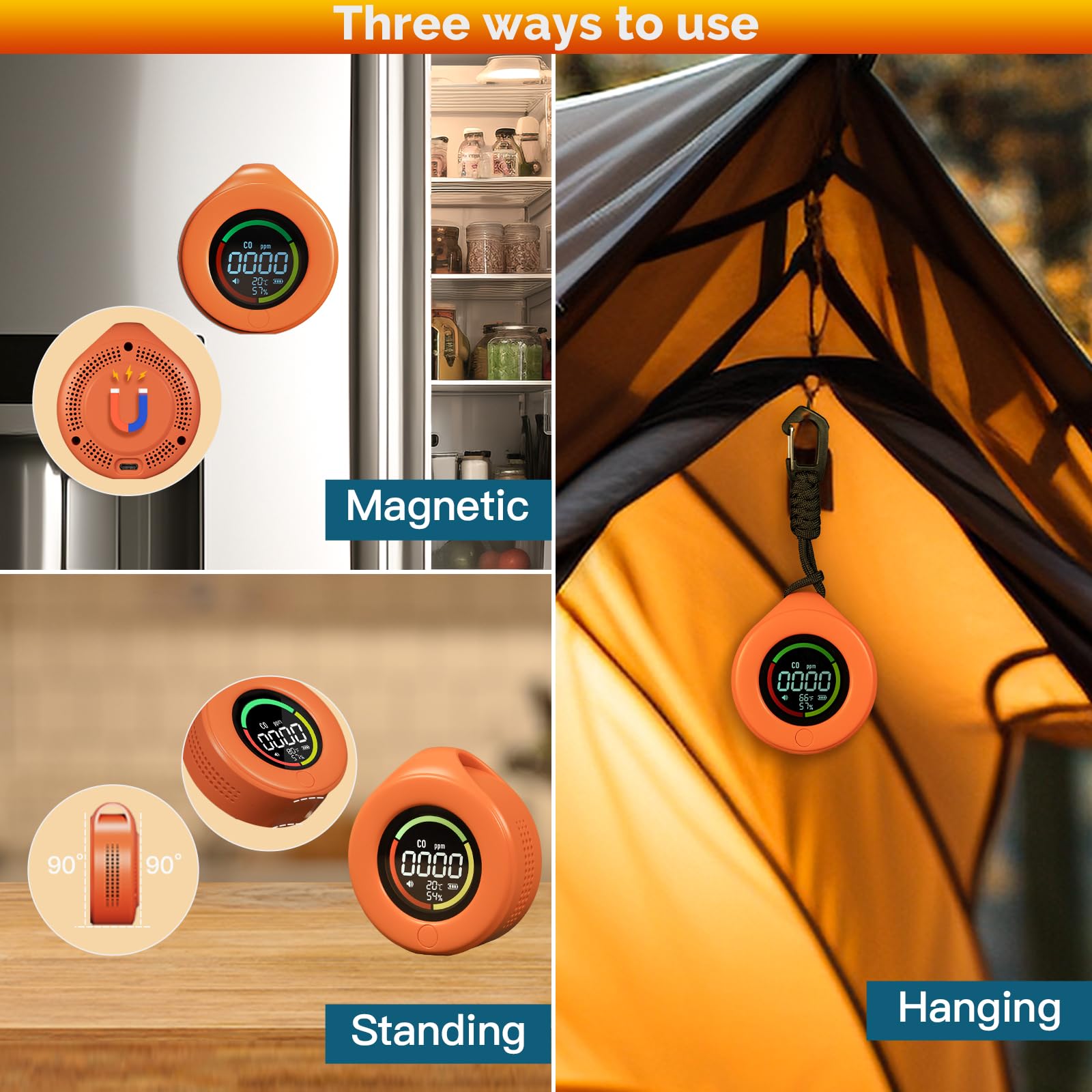 Snapklik.com : MOES Portable Carbon Monoxide Detector, Travel CO ...