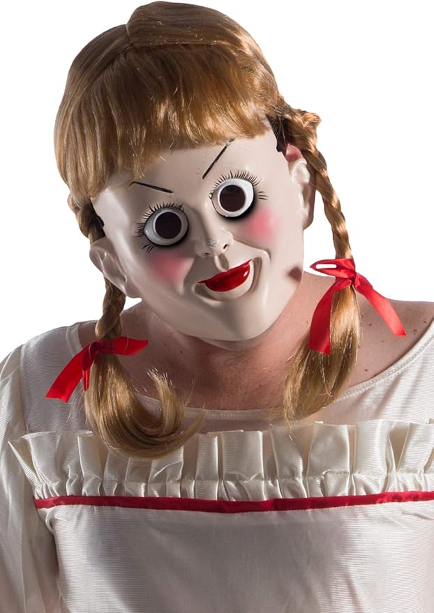 Amazon.com: Rubie's Unisex-Adults Annabelle: Creation Mask With Wig, As ...