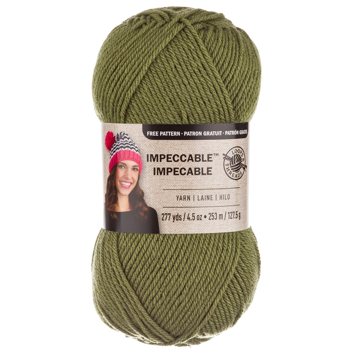 Amazon.com: Loops & Threads Impeccable Solid Yarn - Solid Yarn for ...