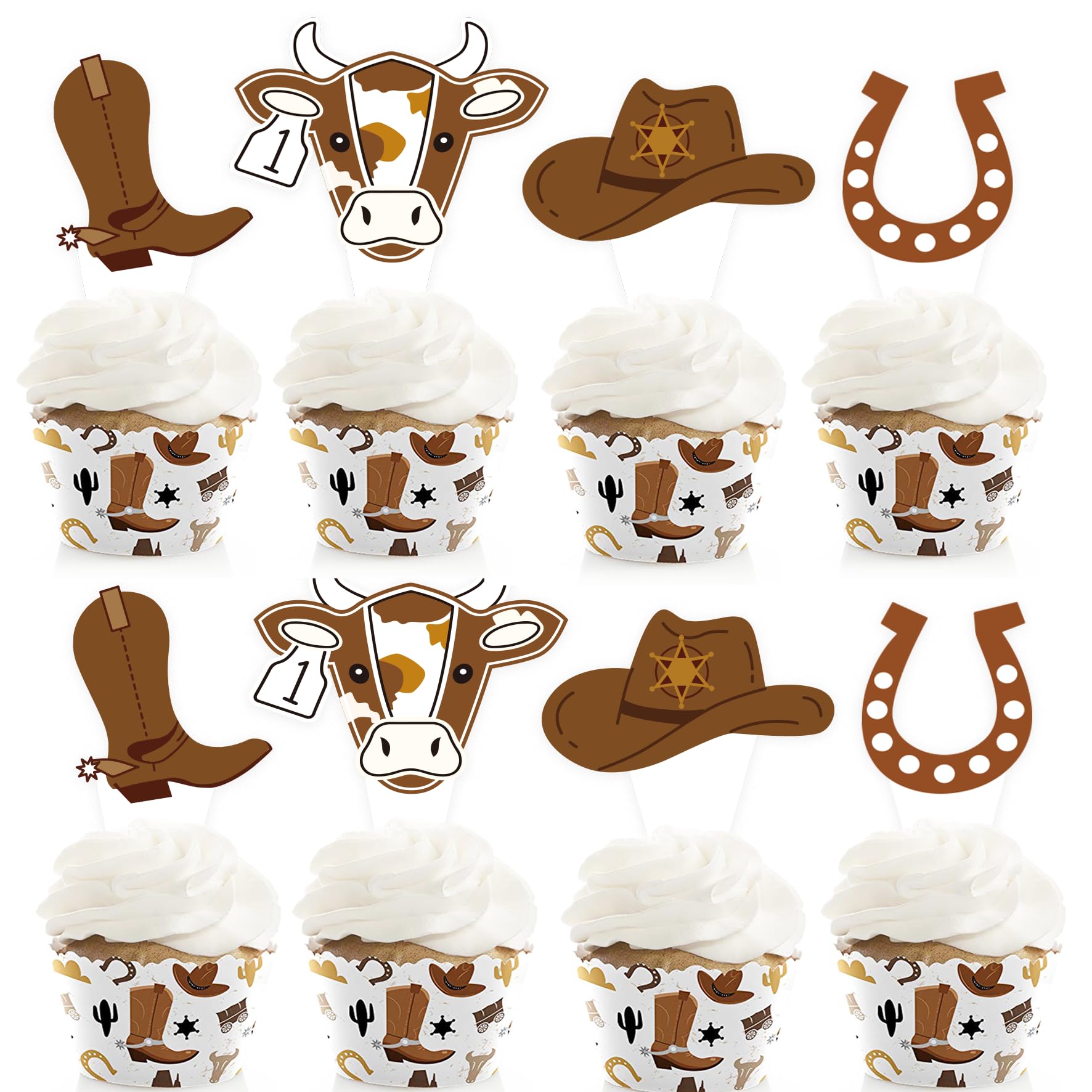 Amazon.com: First Rodeo Birthday Party Decorations Boy，First Rodeo Cake ...