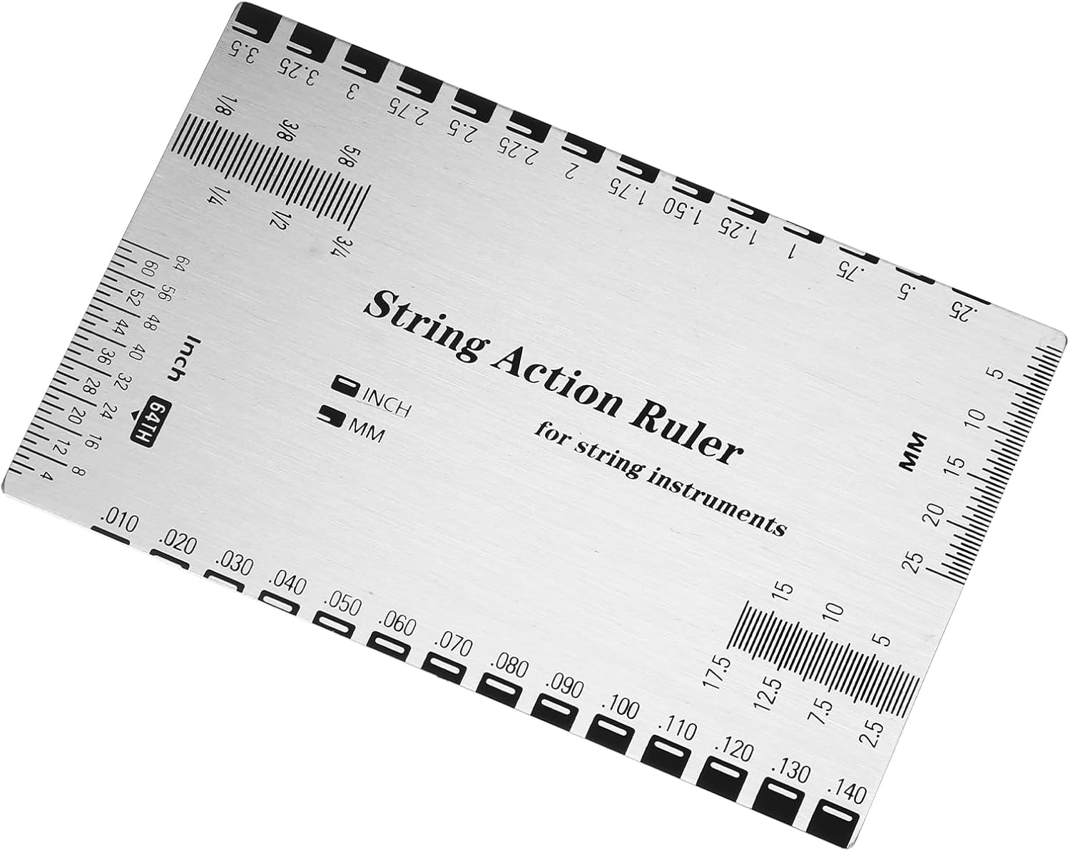 Amazon.com: String Action Gauge Ruler, Guitar Tools for Electric Bass ...