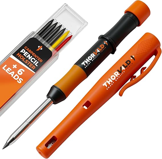 Amazon.com: THORVALD New Carpenter Pencils with Holster for ...