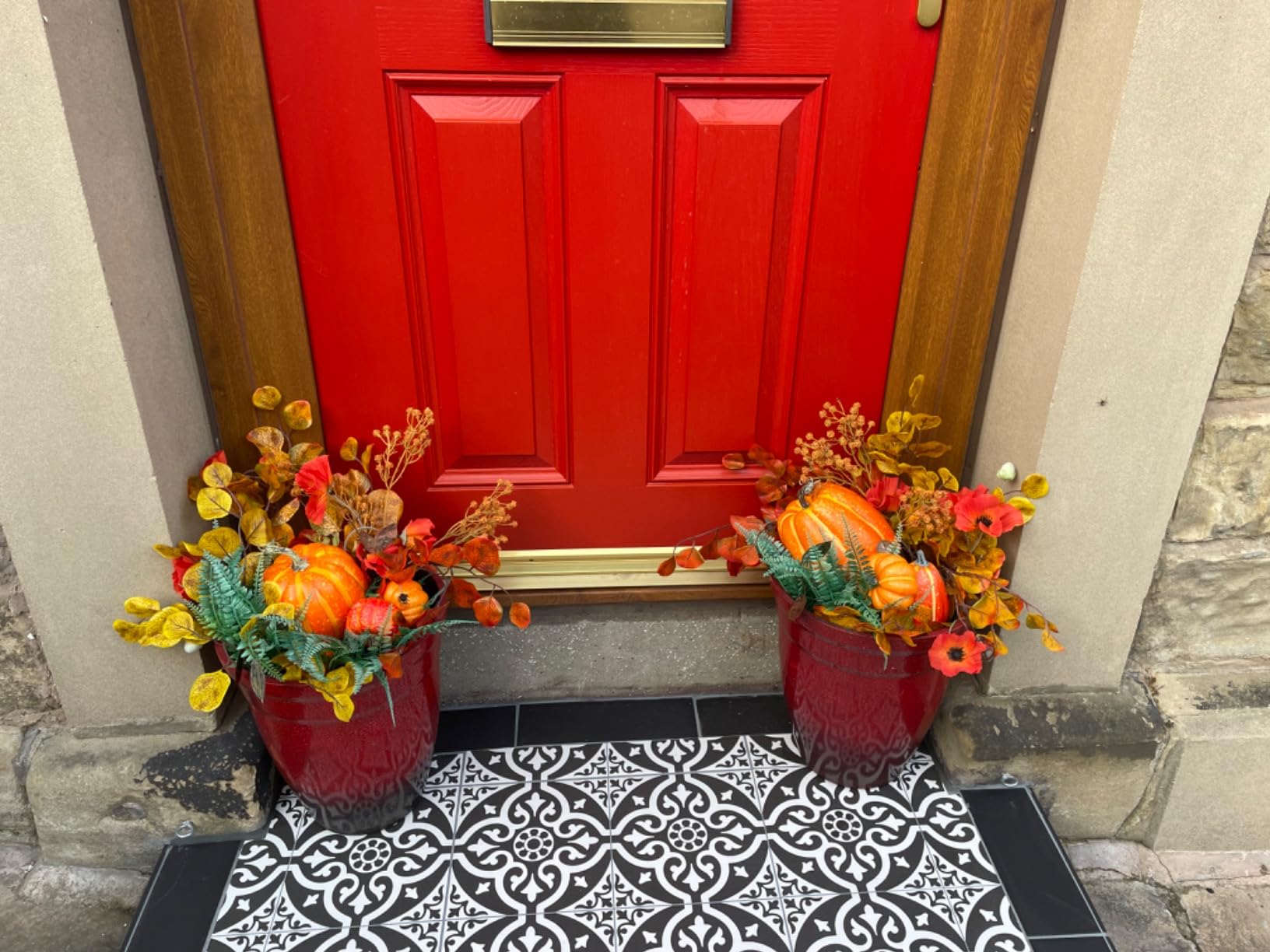 vensovo Assorted Orange Plastic Pumpkins for Decorating - 12 Pcs Small ...