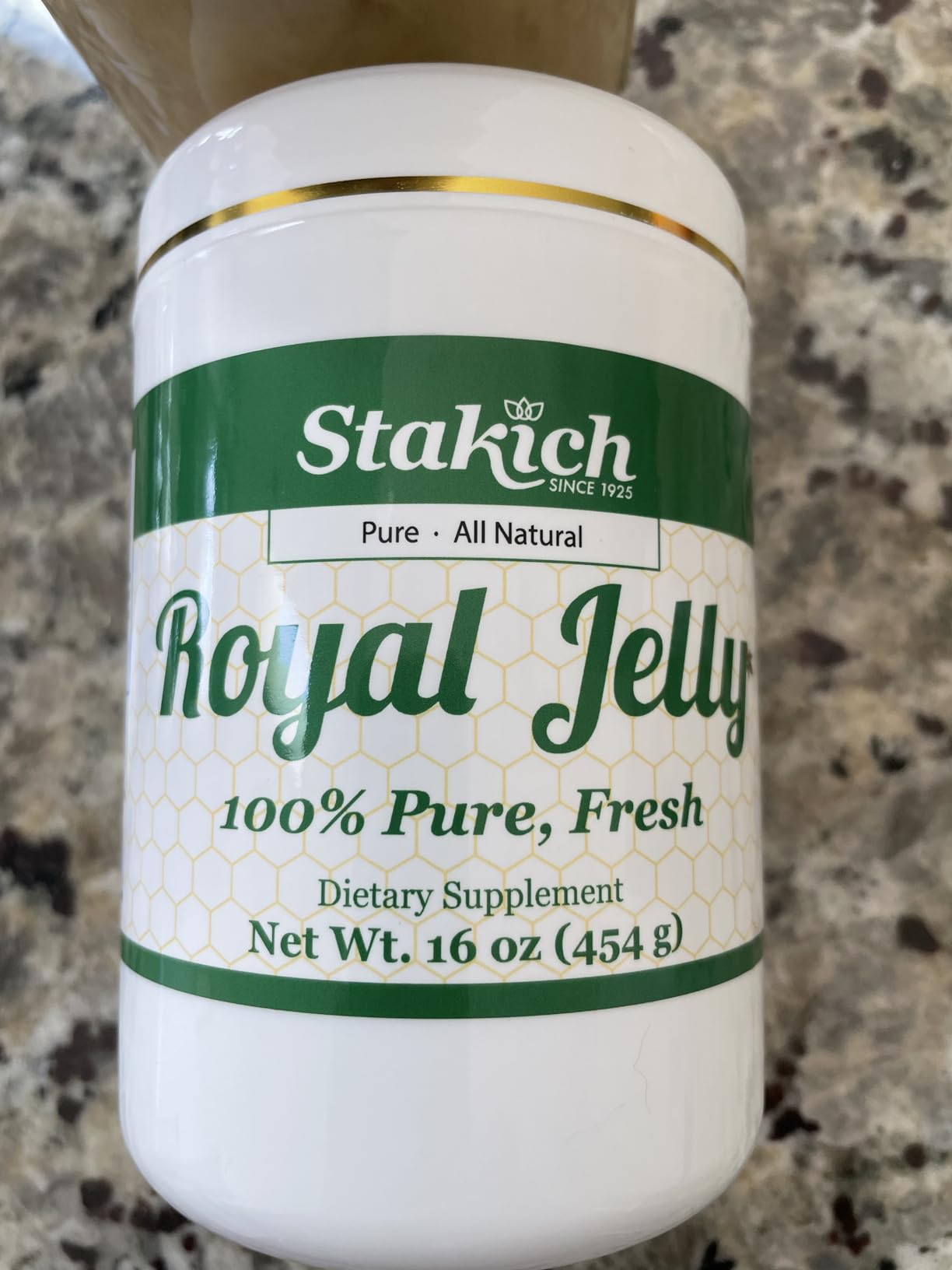 Amazon.com: Stakich Fresh Royal Jelly - Pure, All Natural - No ...