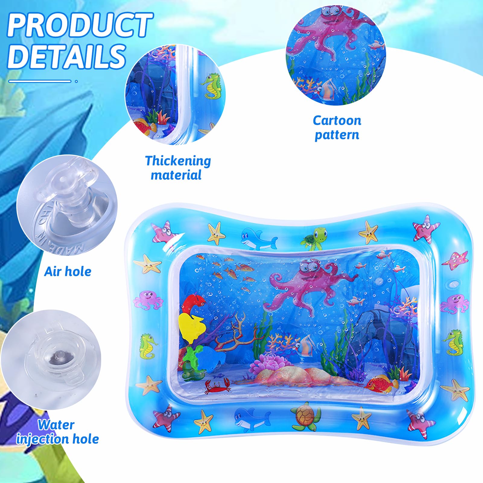 Pet Water Bed For Cat Water Sensory Mat, Sensor Water Playmat, Water ...
