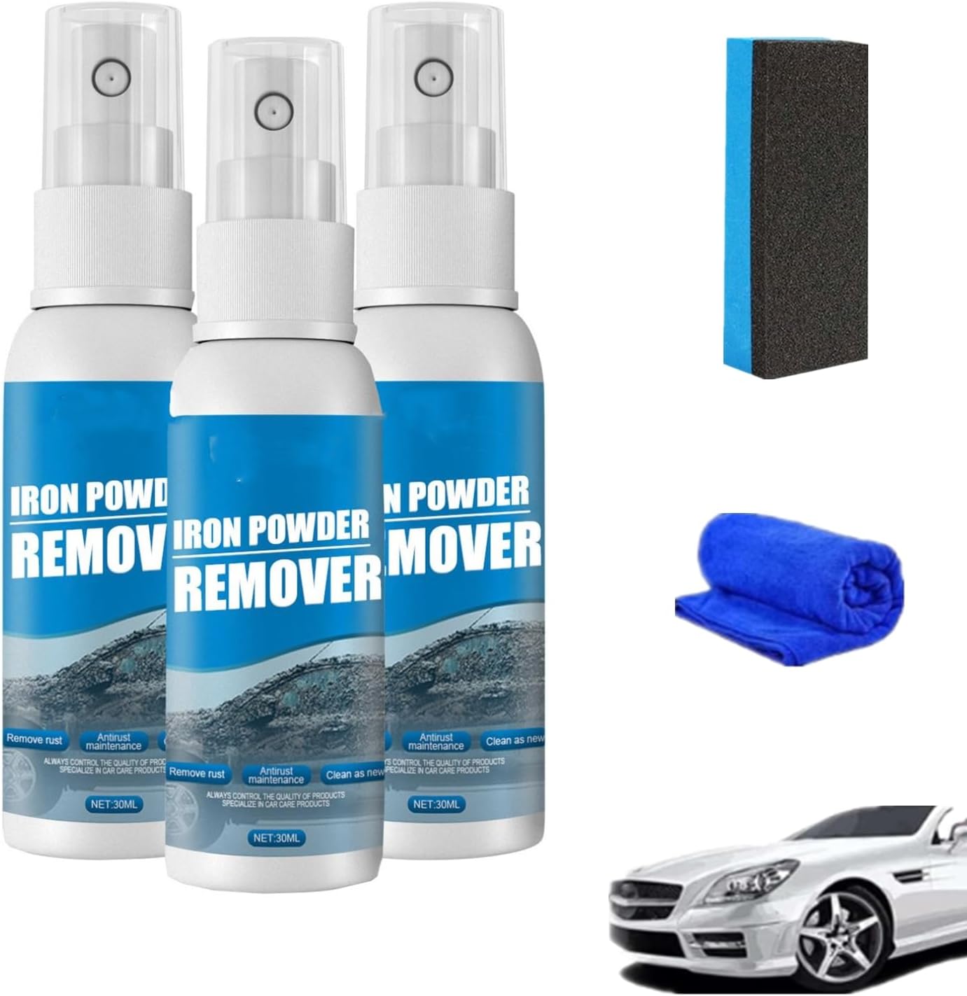 Amazon.com: Iron Powder Removal, Car Rust Removal Spray ...