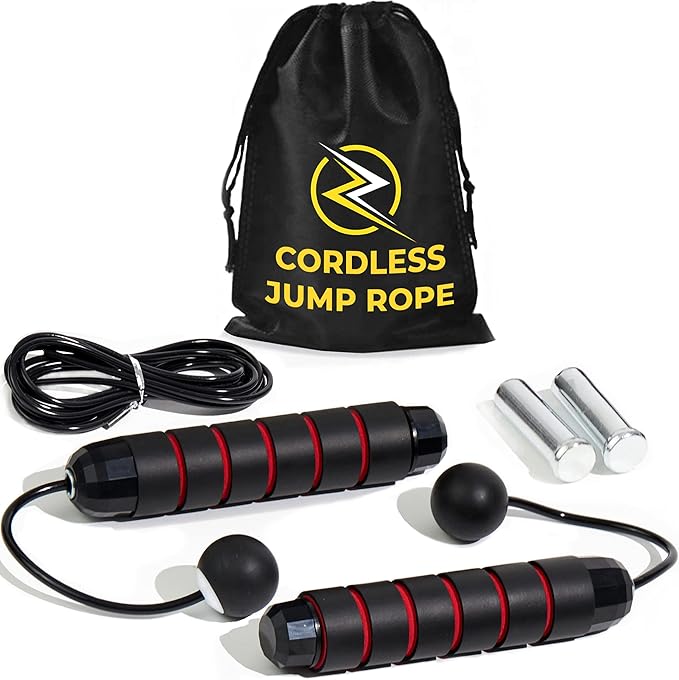 Amazon.com : Cordless Jump Rope Beachbody with Weighted Handles and ...