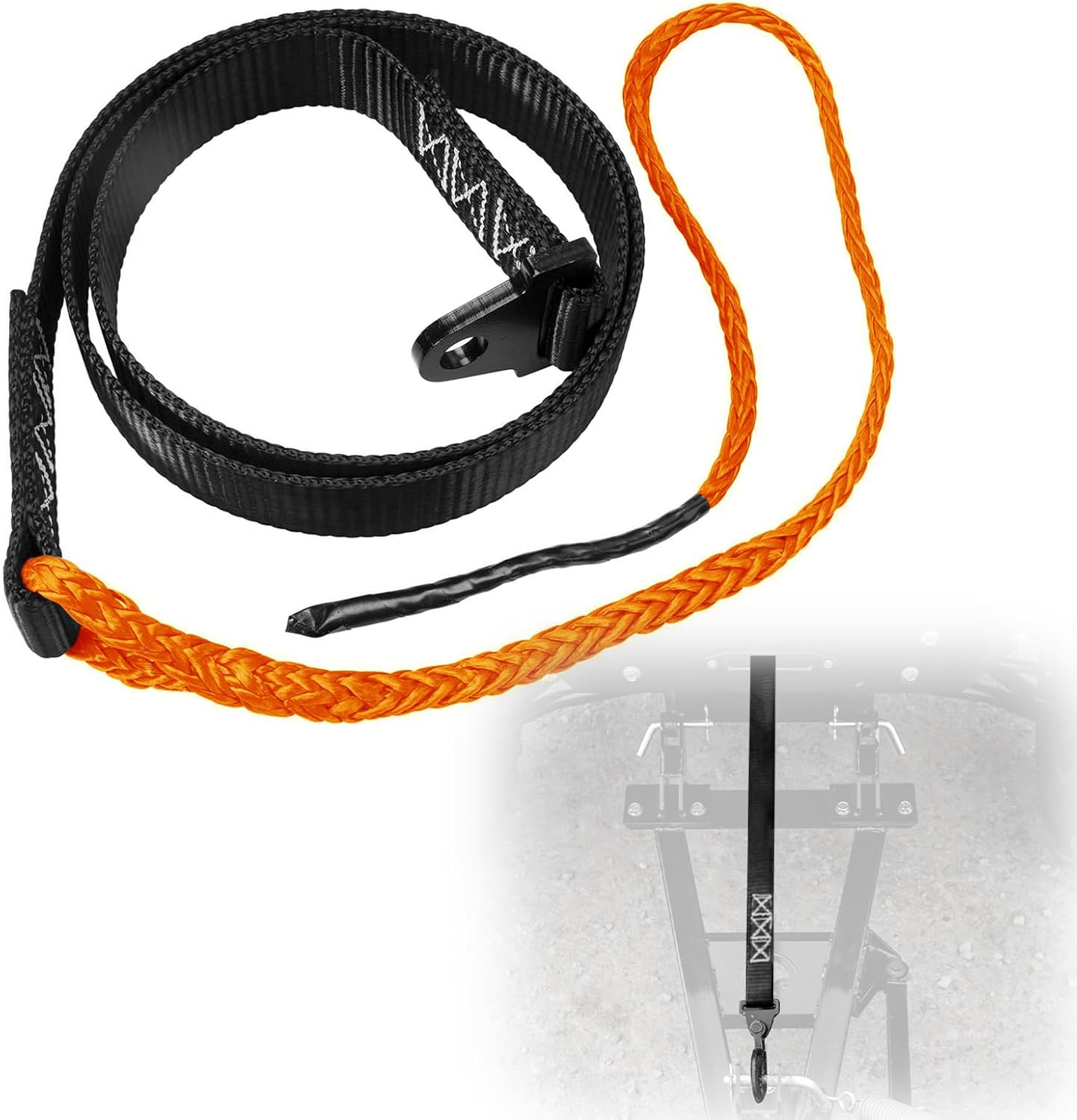 Amazon.com: Kistrba 64 Inch Heavy Duty Plow Strap for ATV/UTV Winches ...