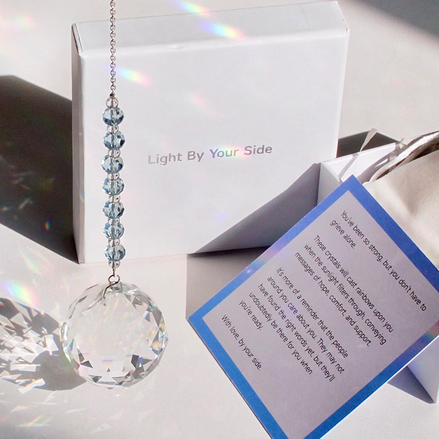 Amazon.com: WOOWA Light by Your Side Sympathy Gifts for Loss of Loved ...