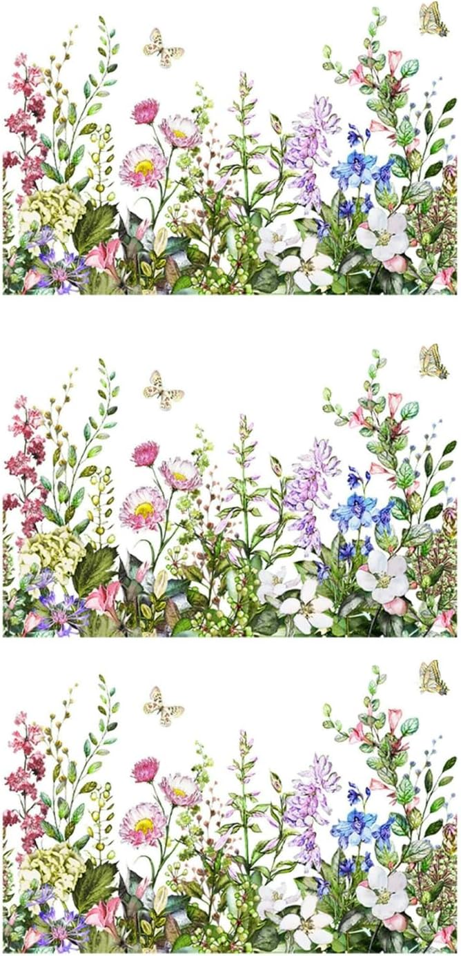 Amazon.com: Green Plant Leaves Flowers Toilet Stickers Self-Adhesive ...