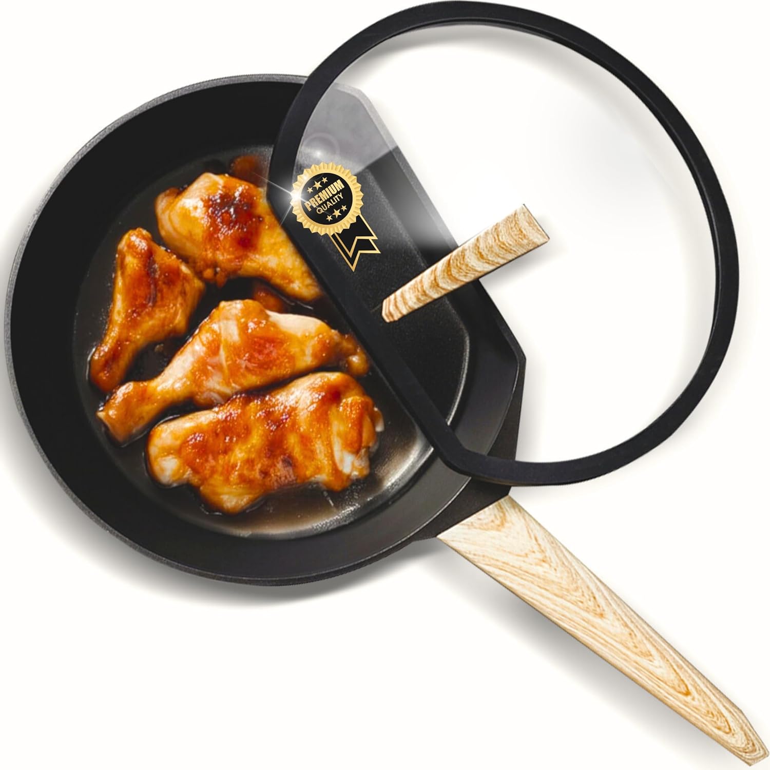 Buy BLACKSMITH Nonstick Deep Frying Pan Non Stick Induction Cookware ...