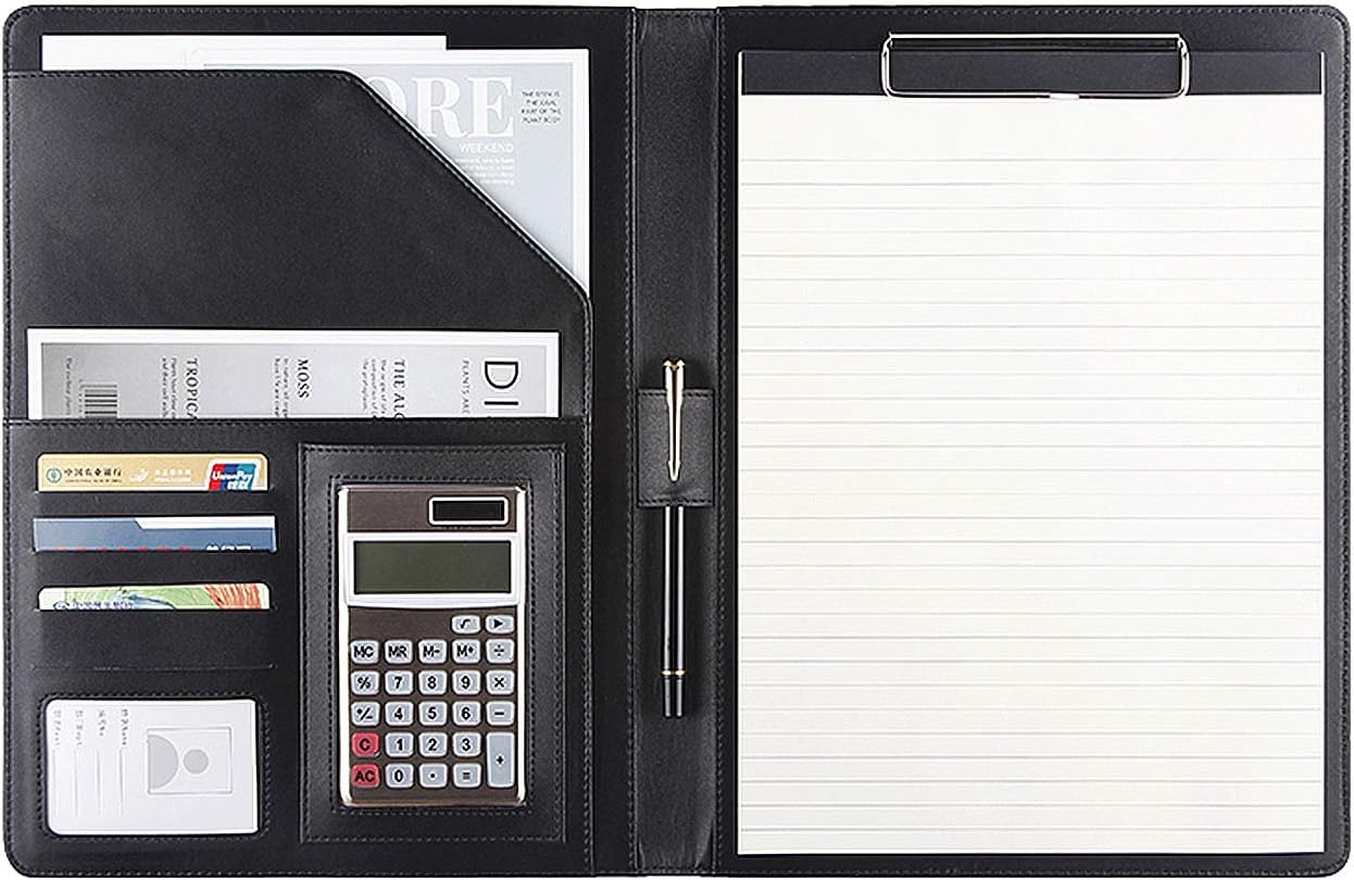 Podazz A4 Work Folder Clipboard Folder with Storage Document Pen Holder ...
