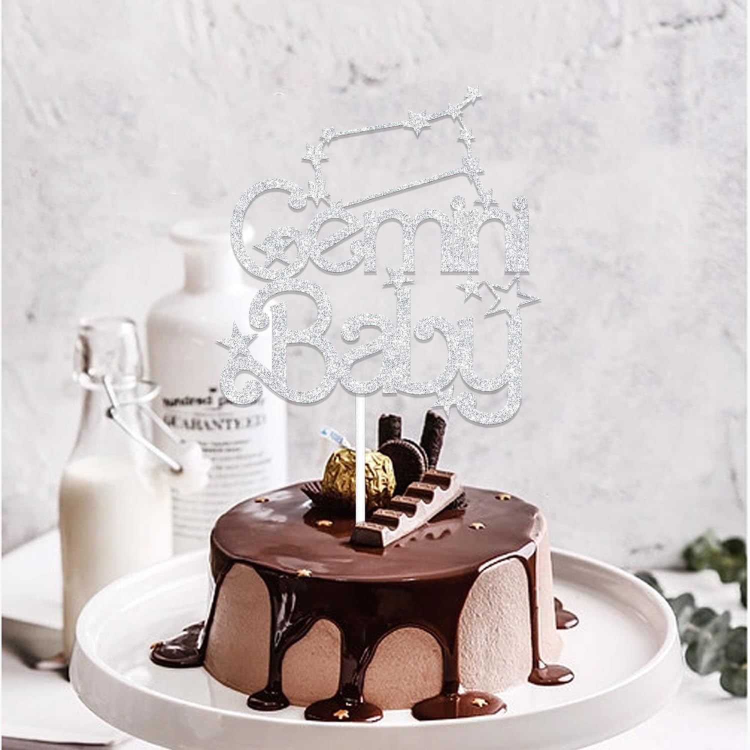 Snapklik.com : Gemini Baby Cake Topper, Gemini Birthday Cake Decor For ...