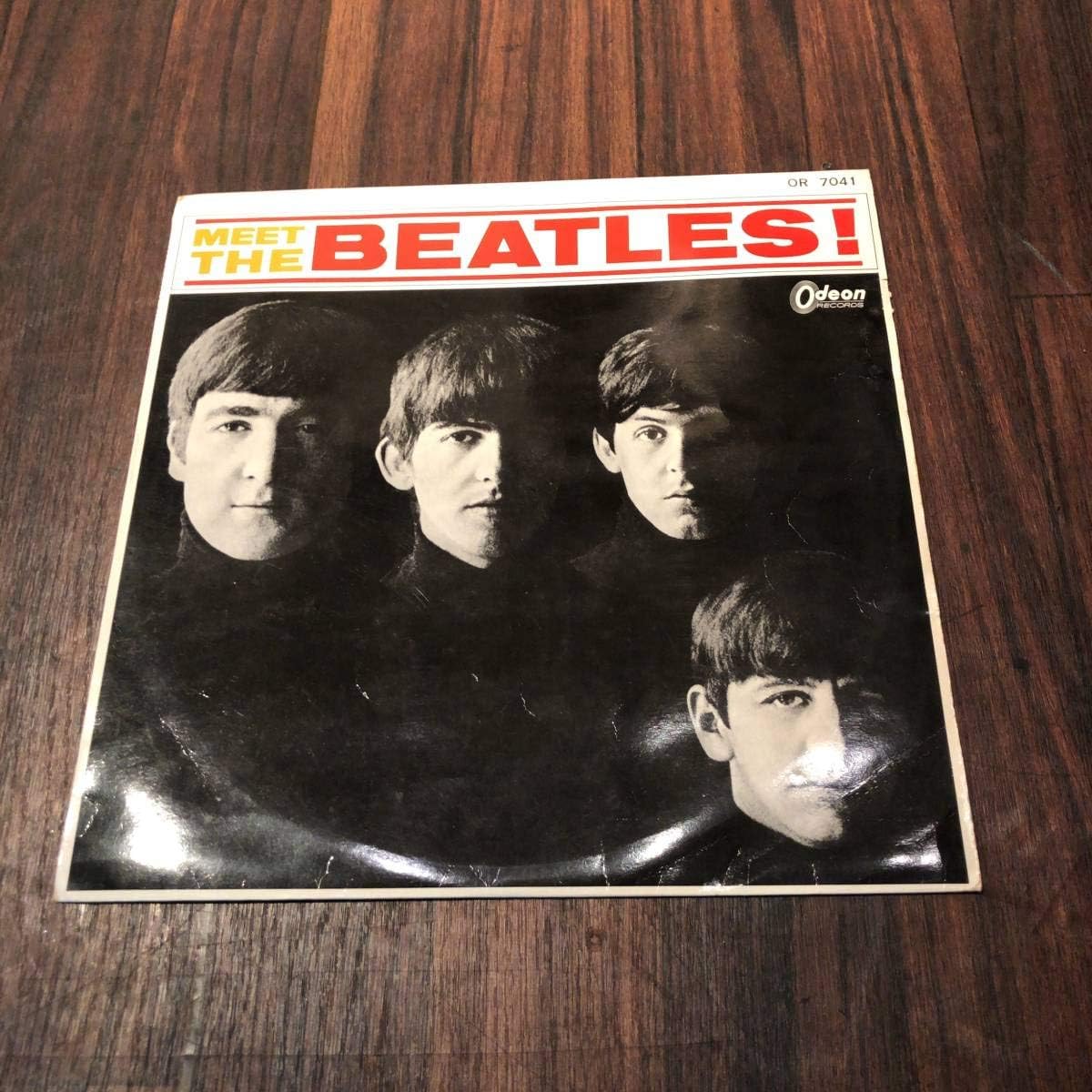 Amazon | レア希少?中古ビートルズMEET THE BEATLESレコードオデオンOdeon OR7041日本版LP初回盤?歌詞付き赤盤 1960年代 昭和当時物 | ボードゲーム ...