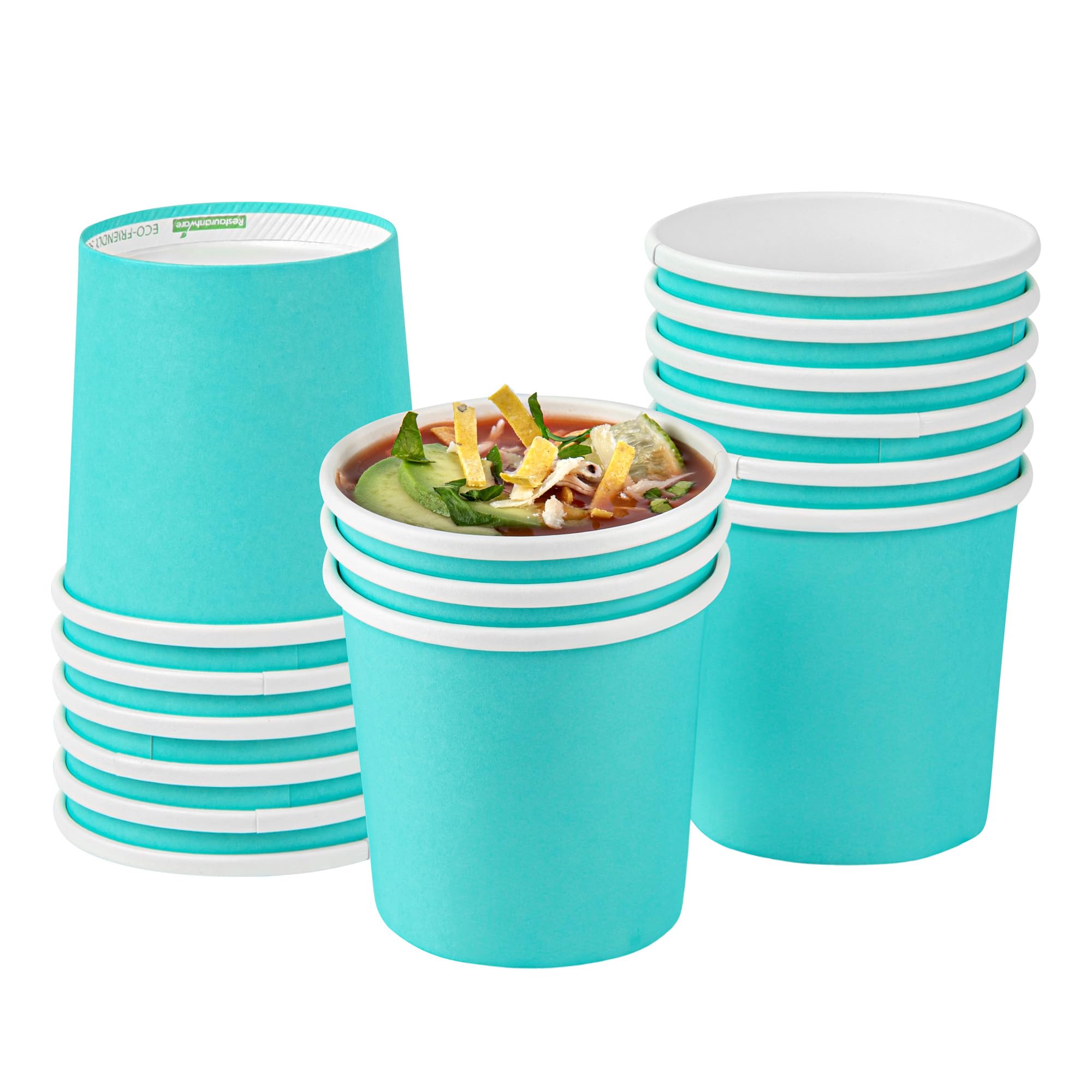 Amazon.com: Restaurantware Bio Tek 12 Ounce Soup Containers, 25 Durable ...