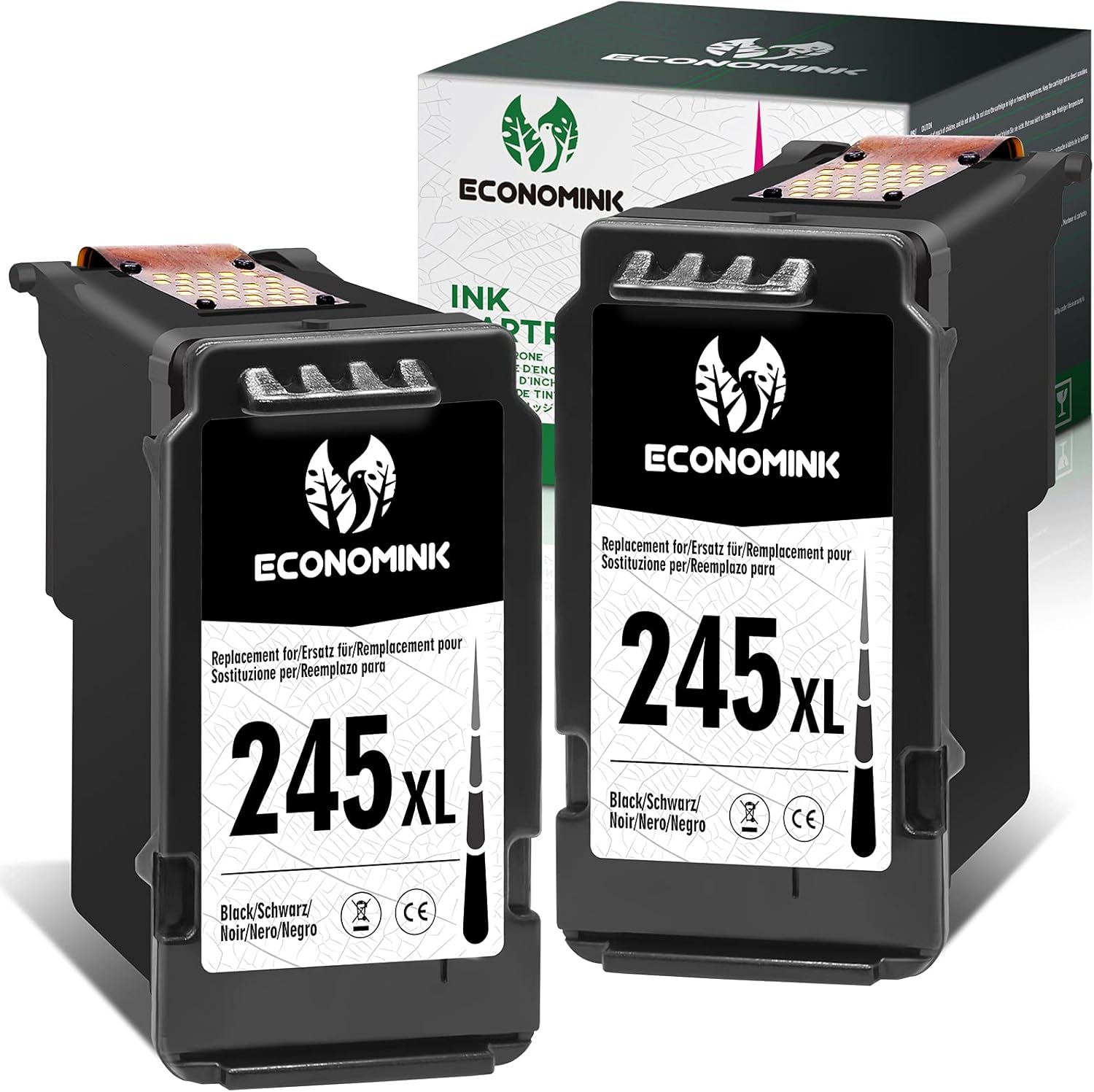 Amazon.com: Remanufactured 245XL Black Ink Cartridge Replacement for ...
