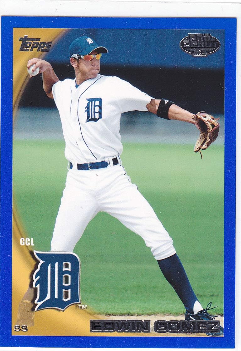 Amazon.com: 2010 TOPPS DEBUT EDWIN GOMEZ BLUE RC ROOKIE /259 ...