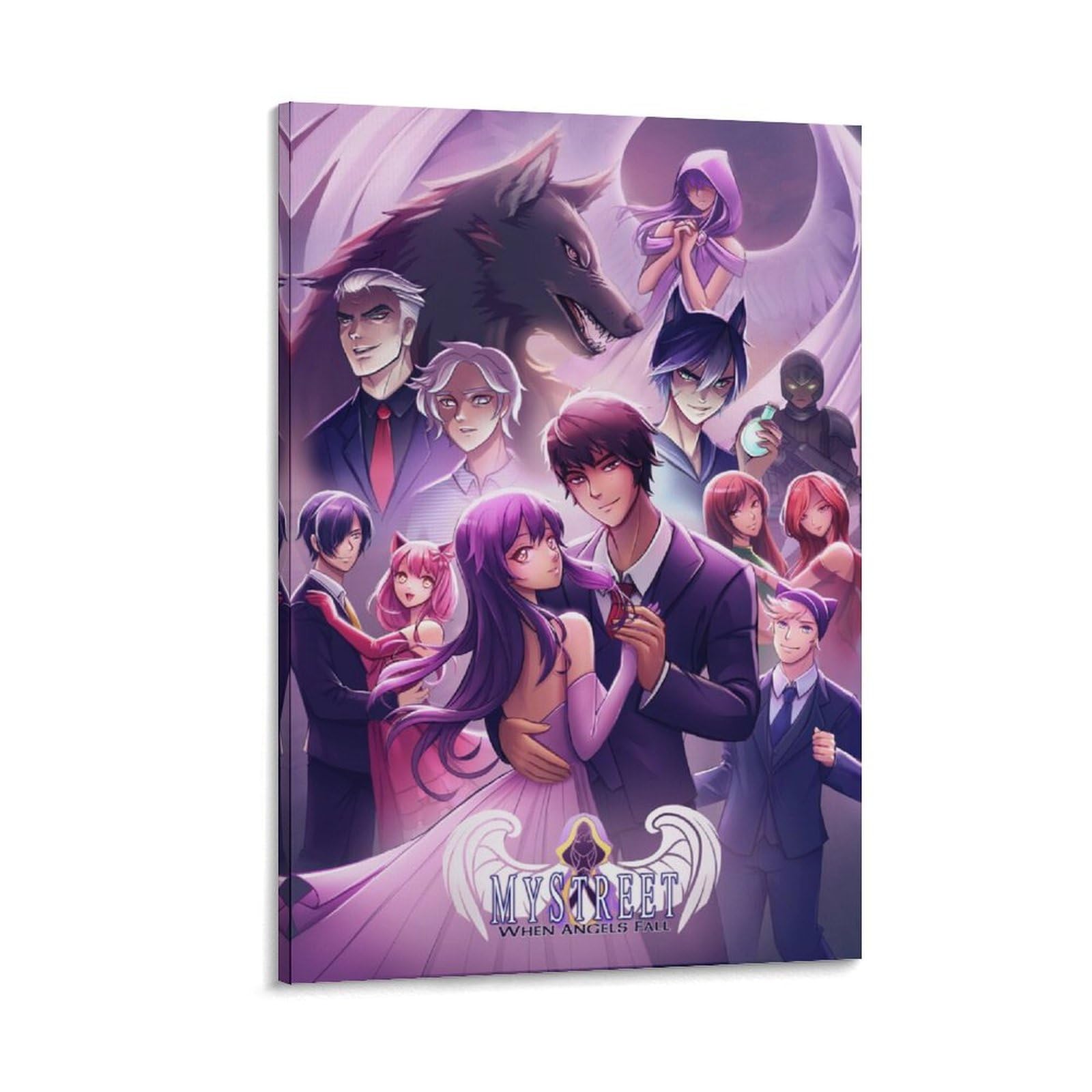 Amazon.com: Aphmau Diaries Mystreet Girl Anime Poster Poster Decorative ...