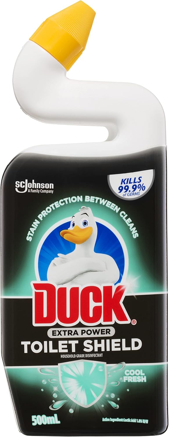 Duck Extra Power Liquid Toilet Cleaner, Stain Remover and Toilet Bowl ...