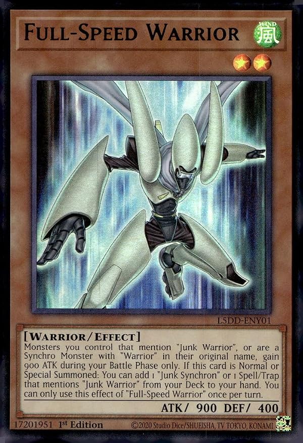 Amazon.com: Full-Speed Warrior - L5DD-ENY01 - Ultra Rare - 1st Edition ...