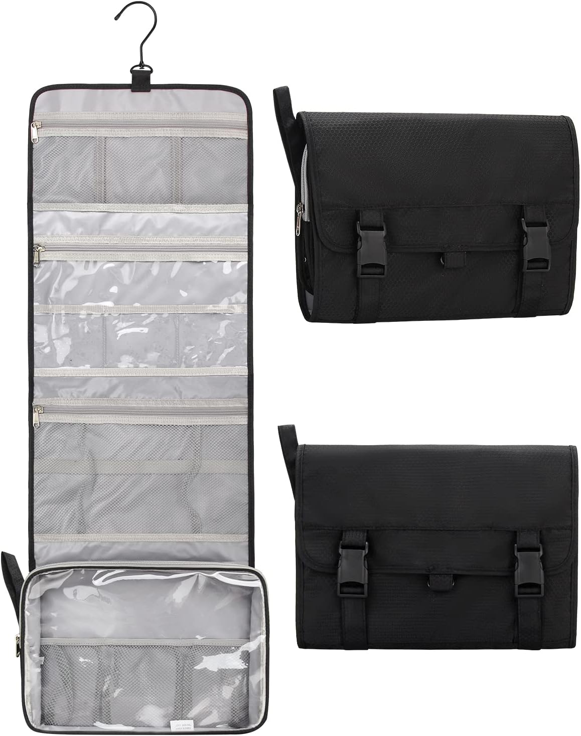 Amazon.com: Amazon Basics Beauty And Toiletry Organizer Travel Bag with ...