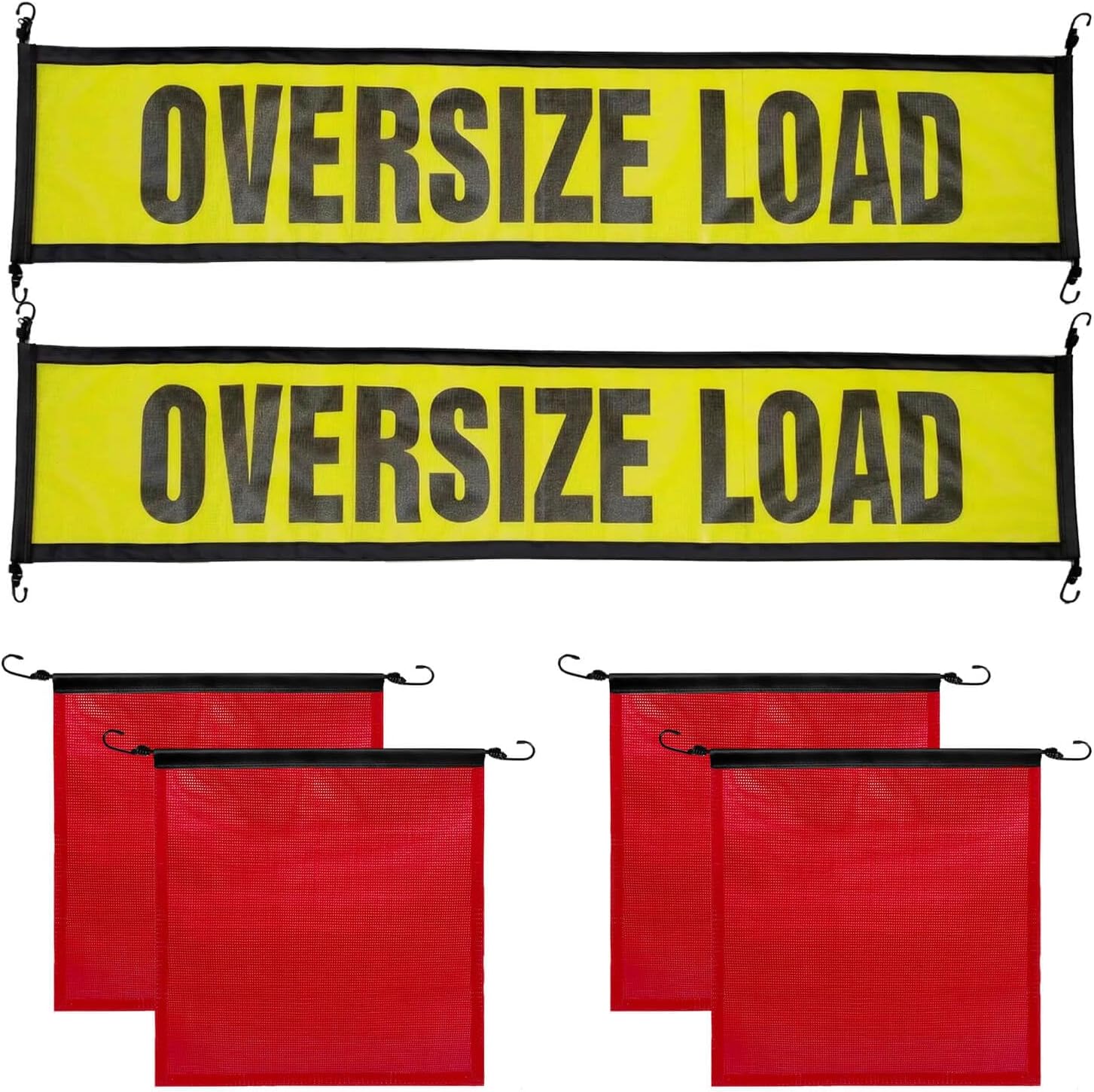 Amazon.com: Newwiee 15 Pcs Safety Flag Kit Includes 2 Oversized Load ...