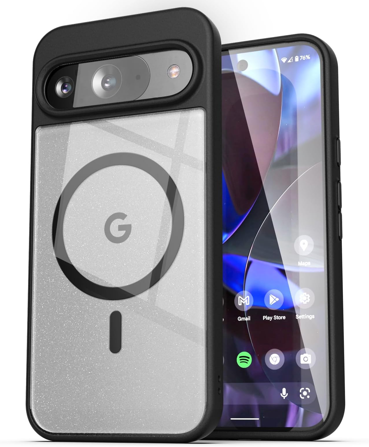 Amazon.com: ENCASED Magnetic Clear Case for Google Pixel 9 / Pixel 9 ...