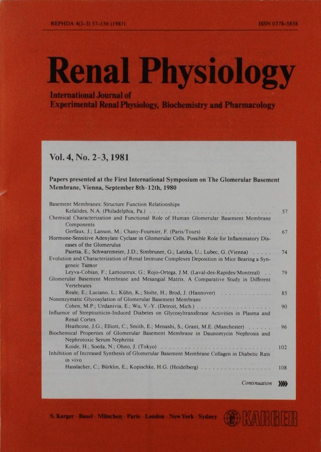 Amazon | The Glomerular Basement Membrane | Lubec, G. | Clinical Chemistry