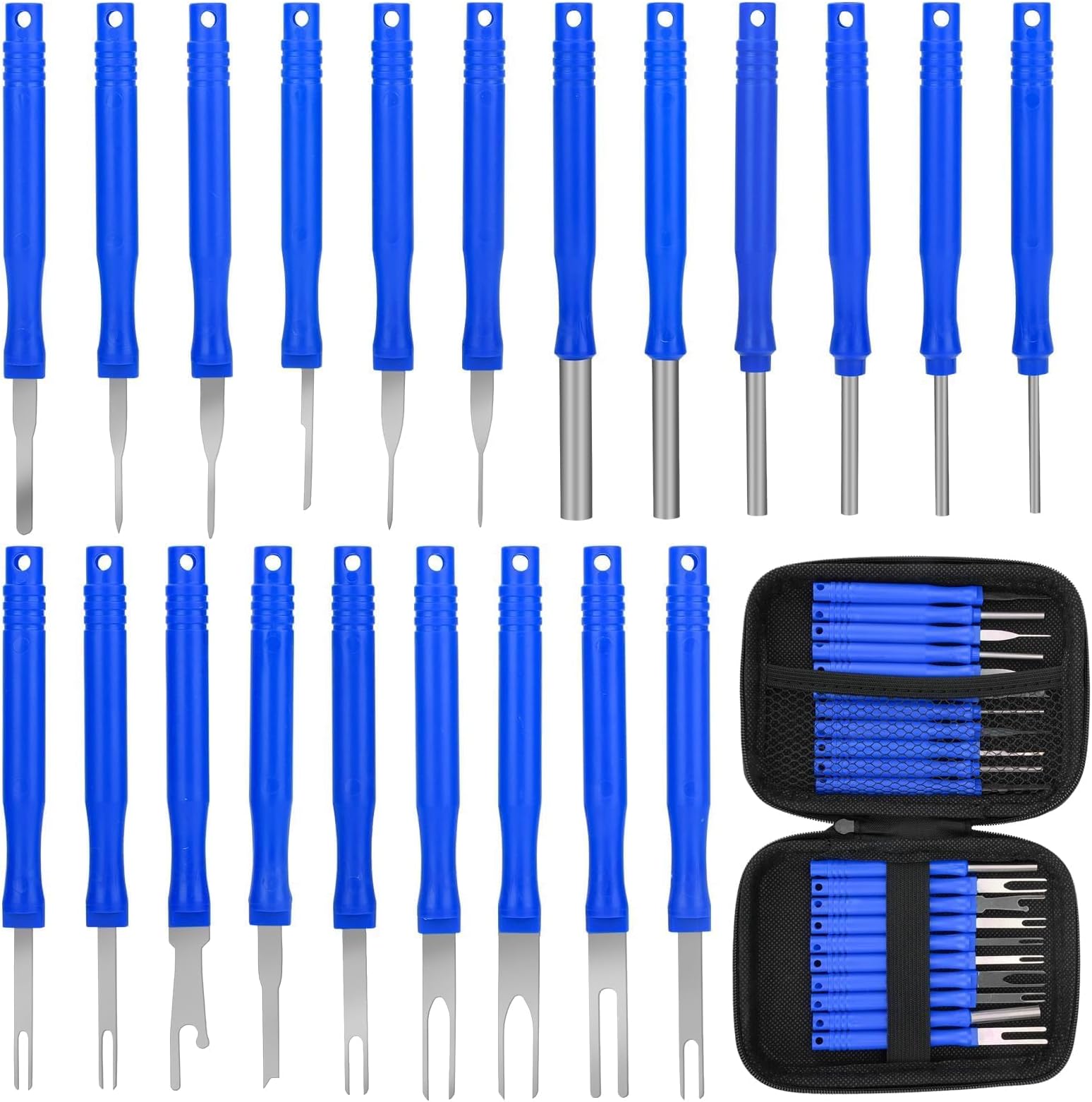 Amazon.com: Linkstyle 21Pcs Terminal Removal Tool Kit, Upgraded Blue ...