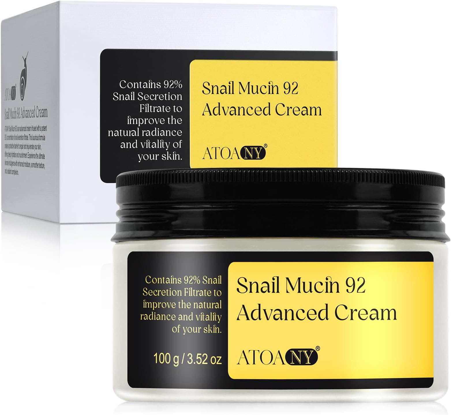 Amazon.com: Snail Mucin 92% Repair Serum, Hydrating Snail Mucin Cream ...