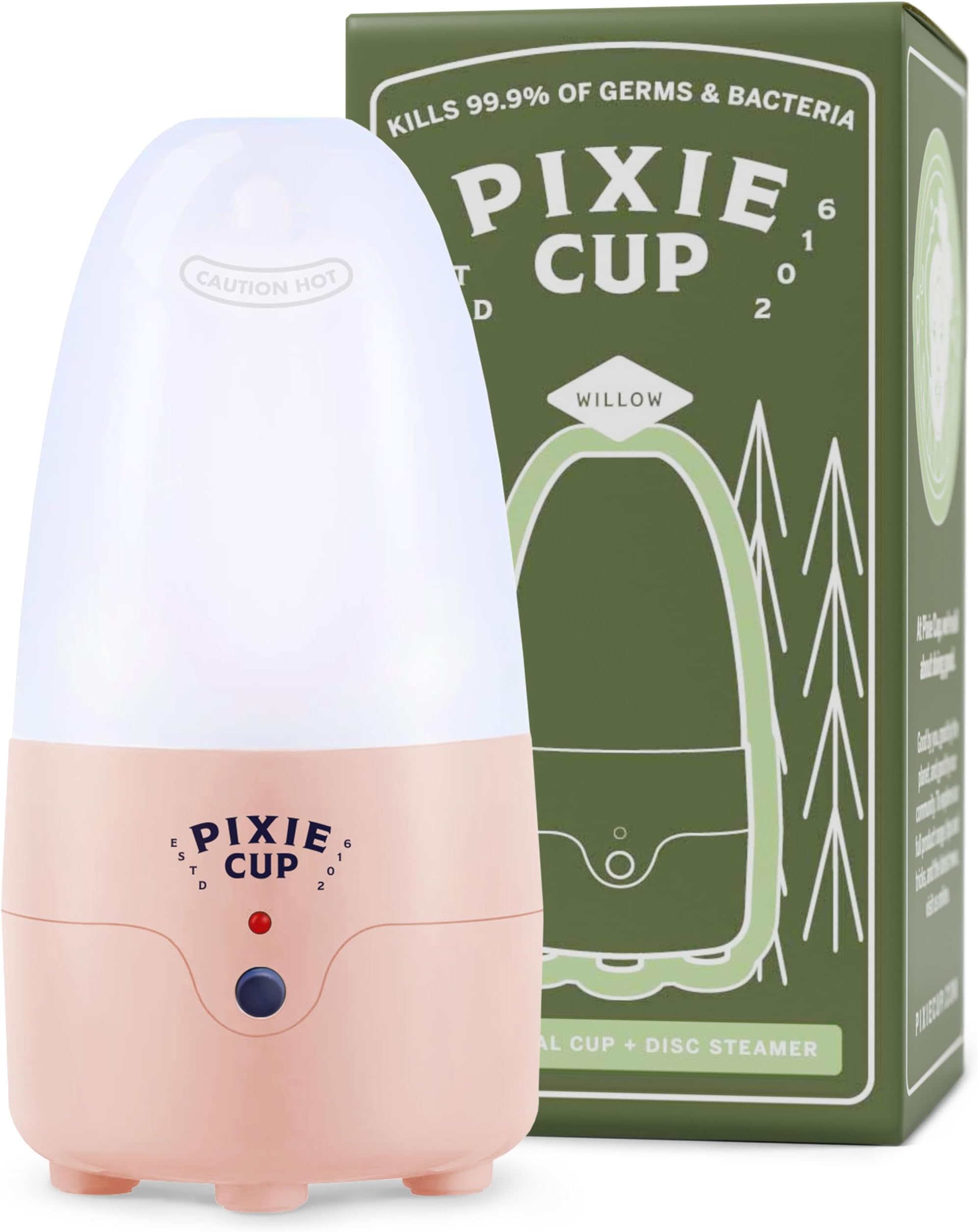 Amazon.com: Pixie Menstrual Cup Sterilizer - Ranked 1 for The Best Steamer - Kills 99.9% of ...