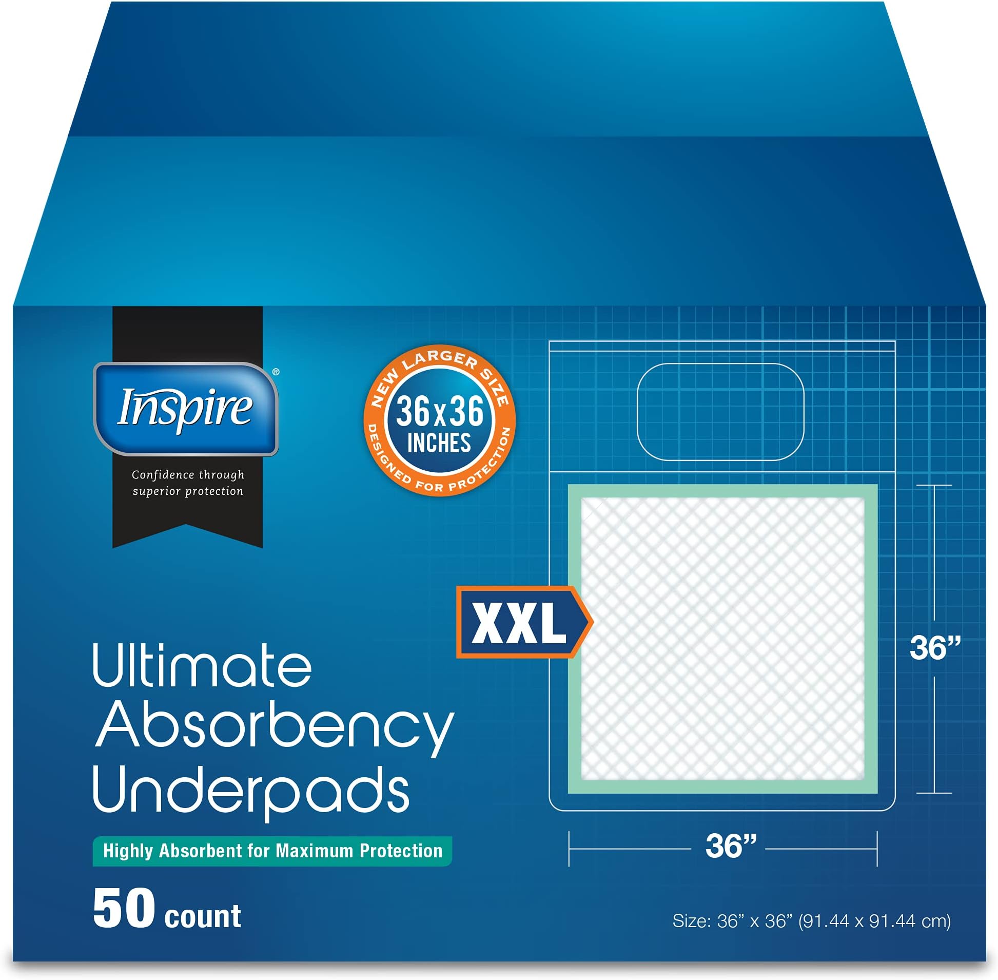 Amazon.com: BIGGMED Tear-Resistant Incontinence Bed Pads 40'' x 36 ...