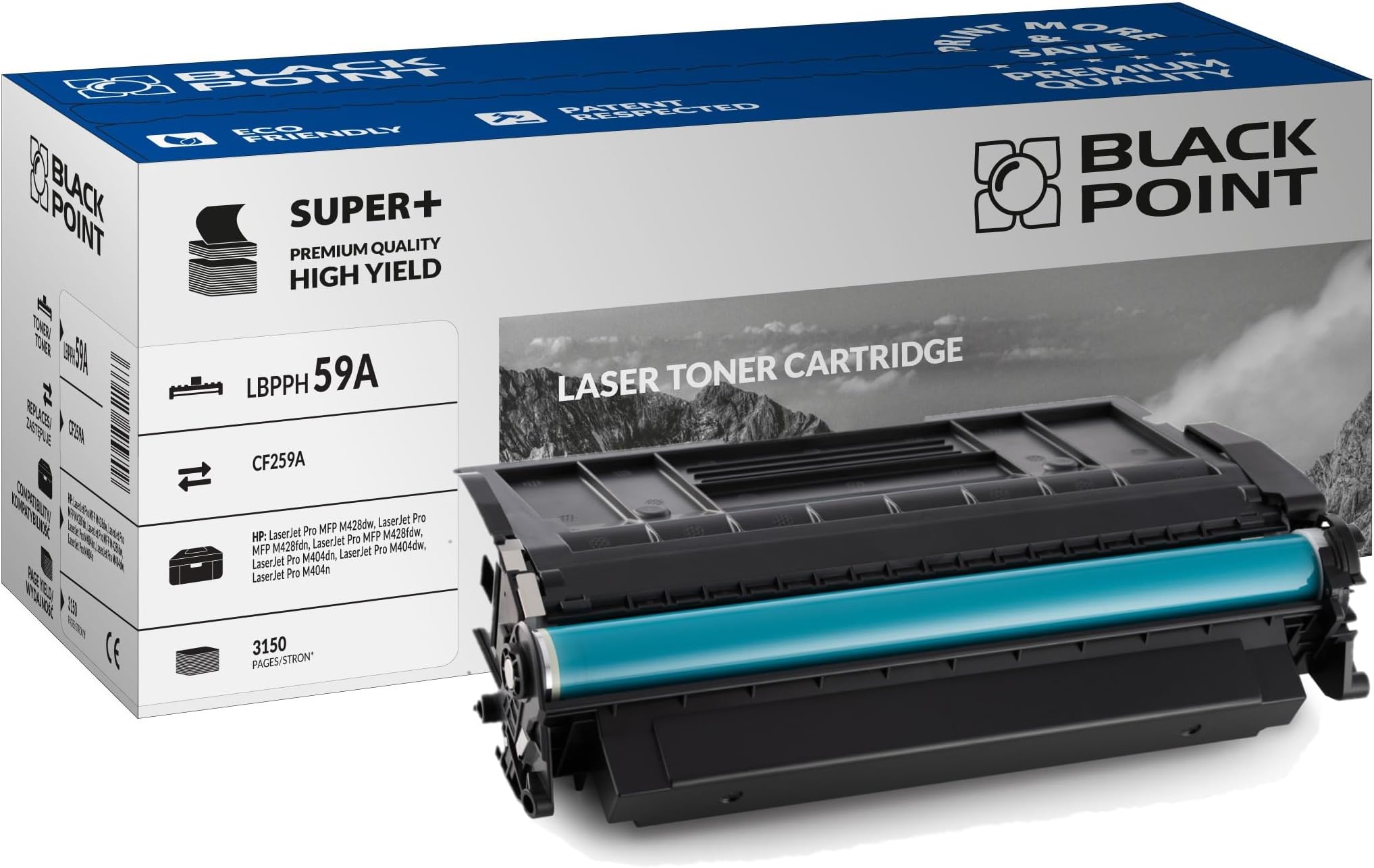 HP 59A (CF259A) Original Toner Schwarz für HP LaserJet Pro M304, M404 ...