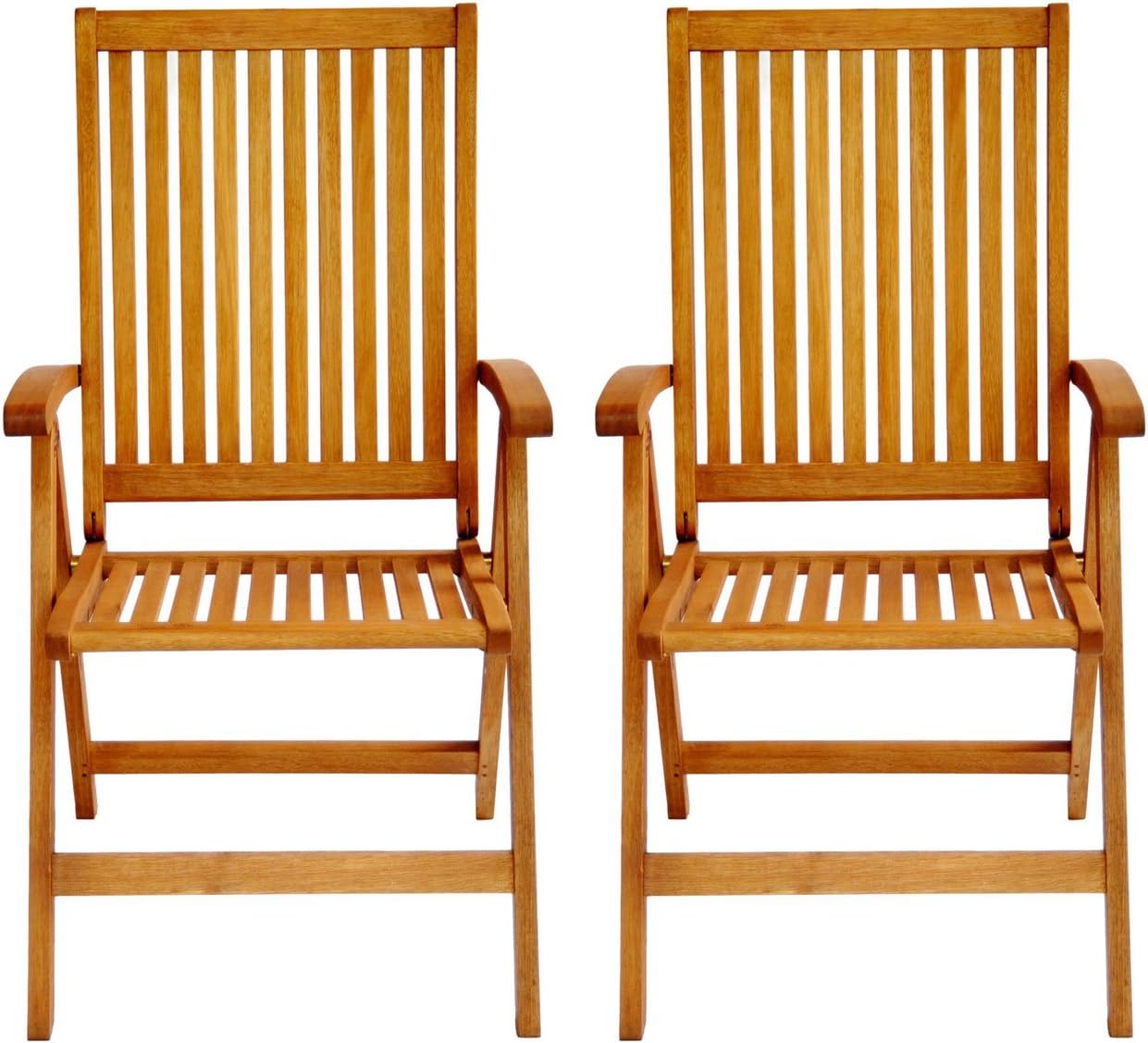 Amazon.com : LuuNguyen Tullamore Outdoor Hardwood 5 Positions Reclining ...