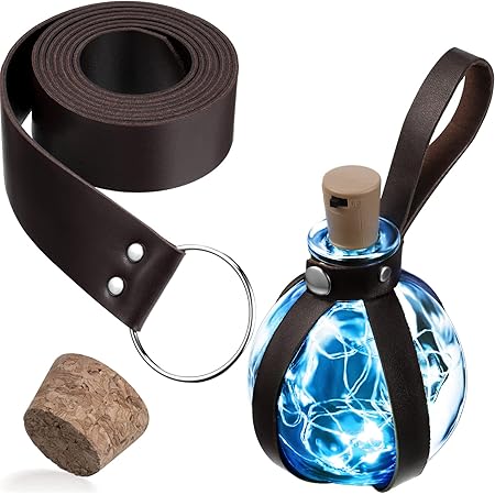 Amazon.com: Halloween Dark Magic Cork Potion Bottle Round Spherical ...