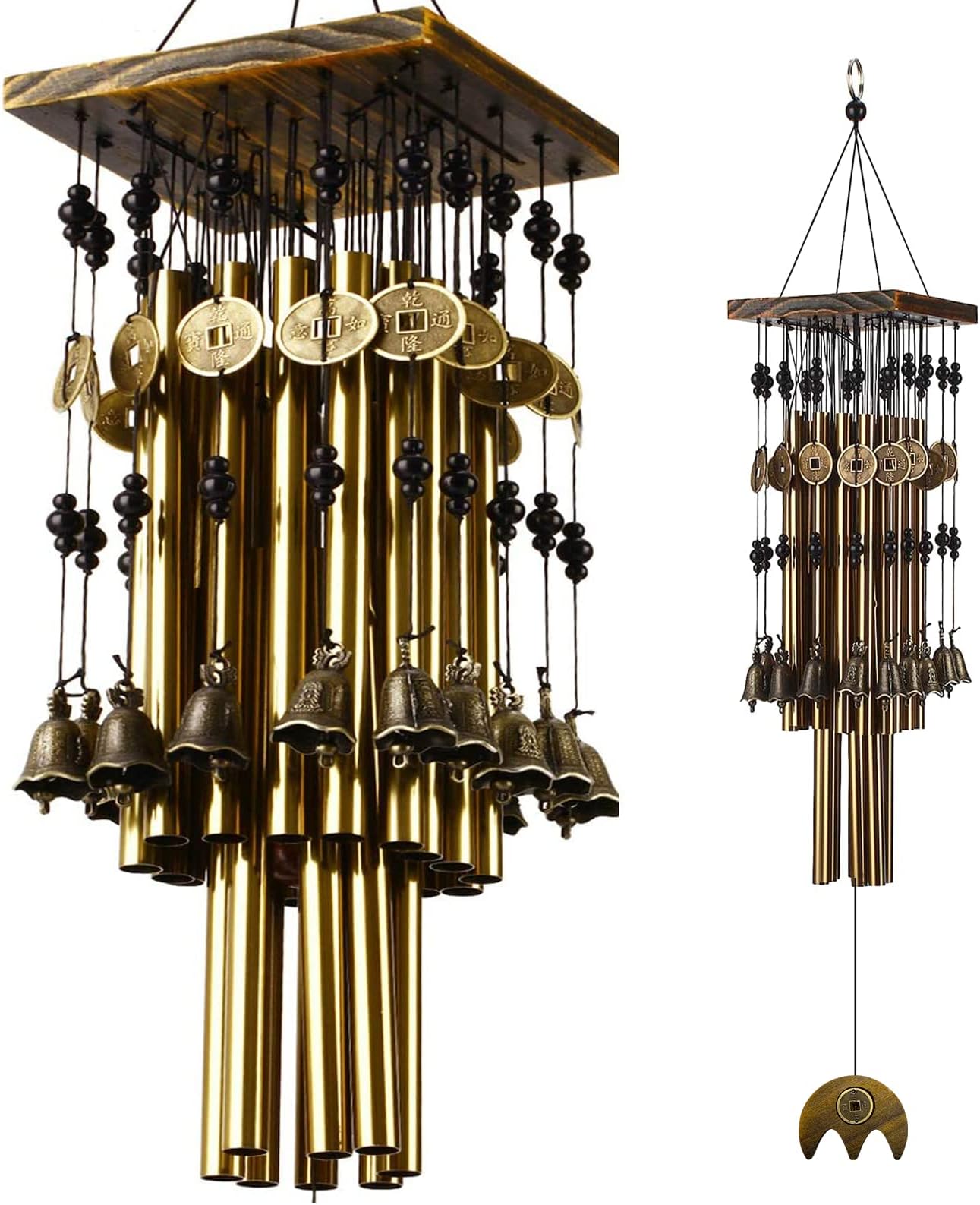 Amazon.com : Stanwood Wind Sculpture - Brass and Copper Wind Chime ...
