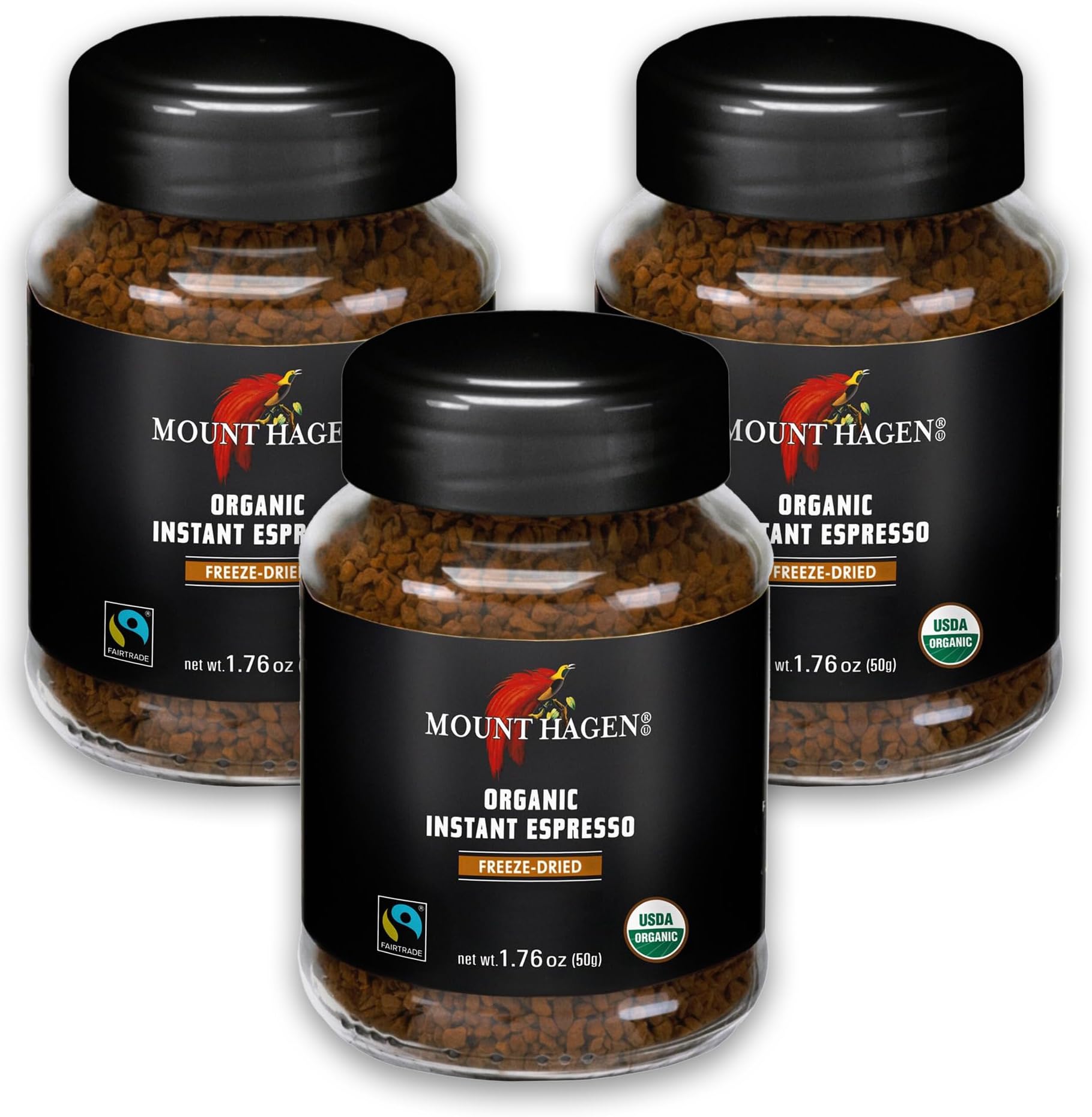 Amazon.com : Mount Hagen Instant Espresso Coffee 3 Pack, Eco-friendly ...