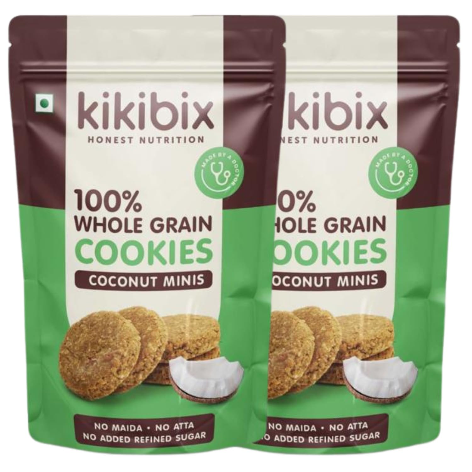 Kikibix High Fibre Coconut Cookies | High Fibre, Tasty & Healthy Mini ...