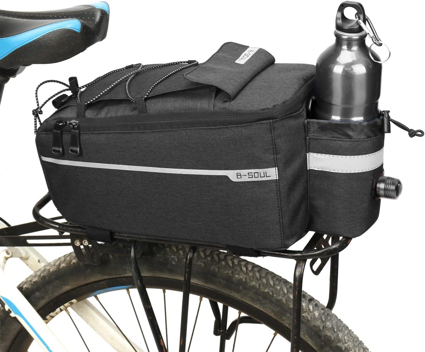 Bike Bag Back Rack Bag Waterproof Bicycle Panniers Carrier Cooler Big ...