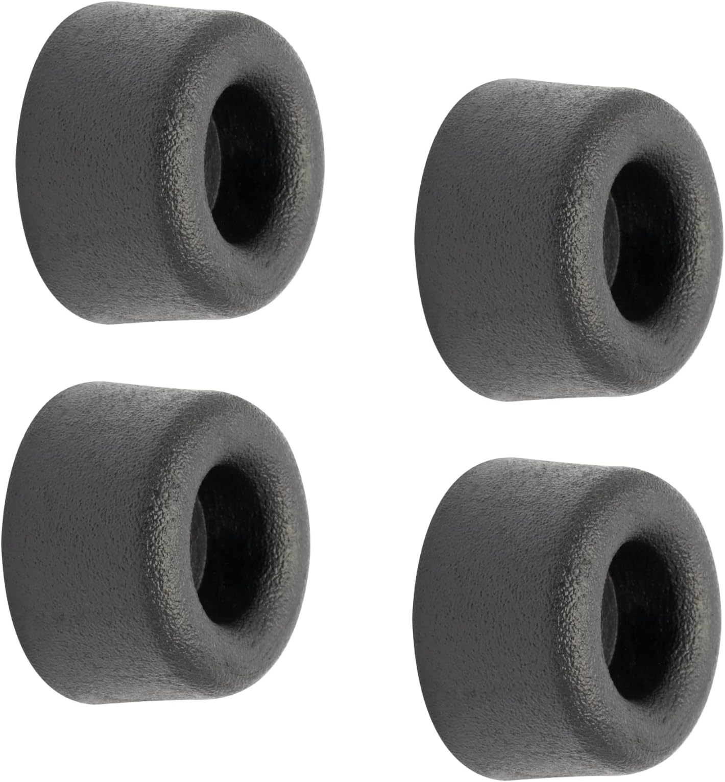 Rubber Door Stops/Wall Protectors with Screws (Small (28mm) Black ...