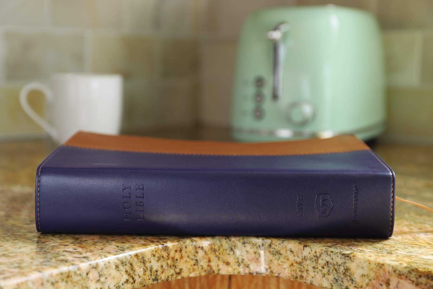 Snapklik.com : NIV, KJV, Parallel Bible, Large Print, Leathersoft, Navy ...
