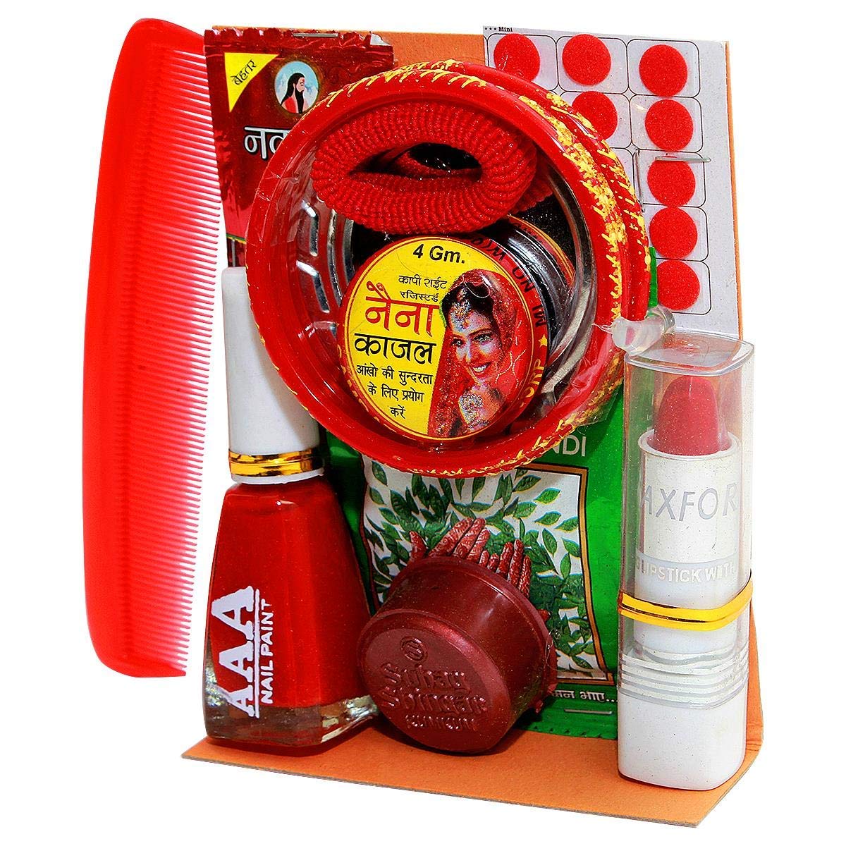 Buy MATA Ka Shringaar Set of 11 Deviji Shringar Puja Kit Small Box with ...