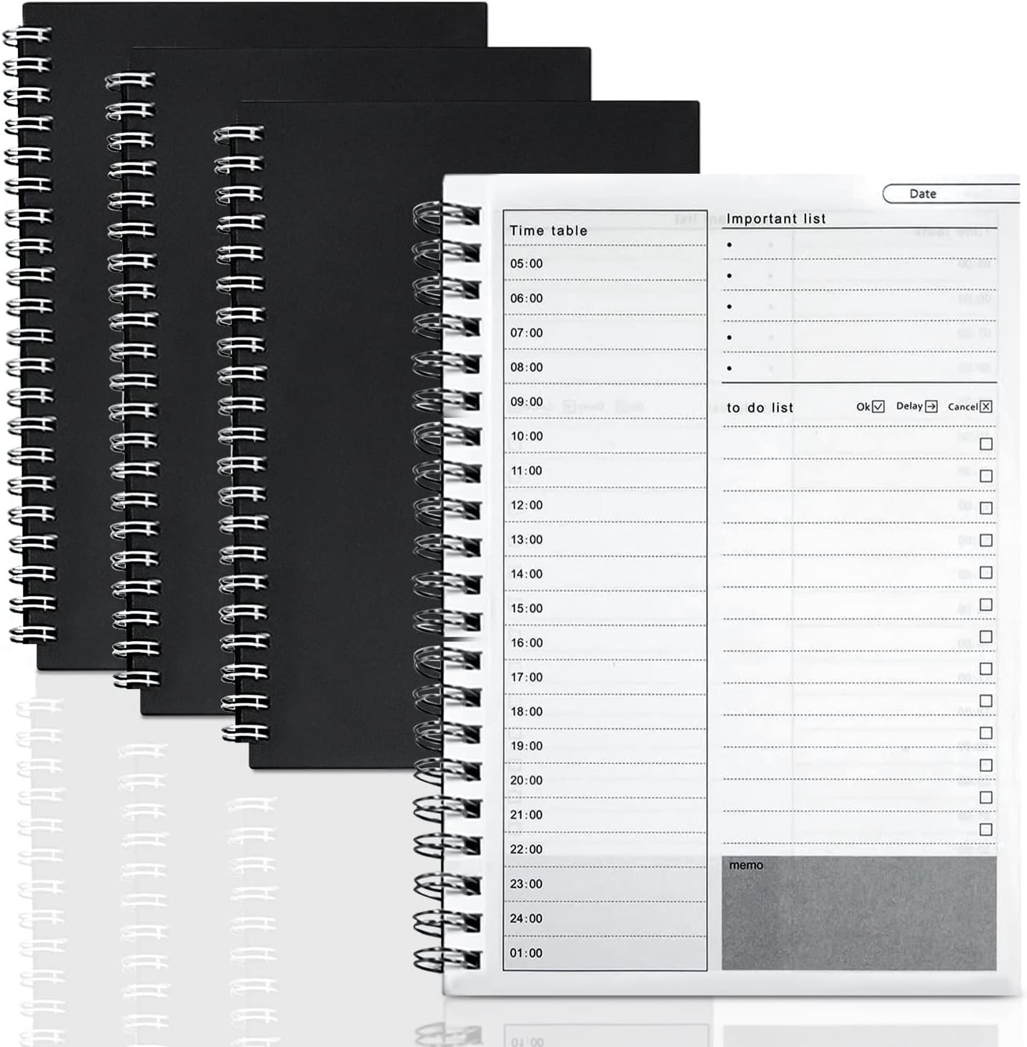 Rileys & Co - Agenda Pour Femme Daily Planner Planning Journée ...