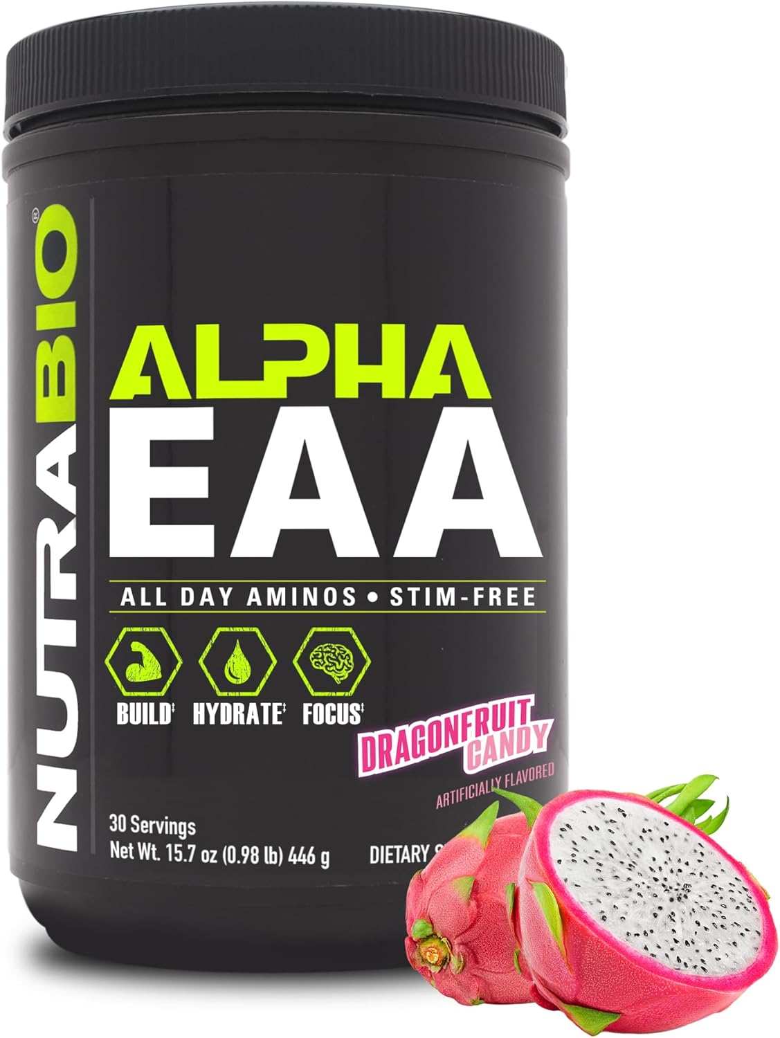Amazon.com: NutraBio Alpha EAA - All-Day Amino Acids for Muscle Growth ...