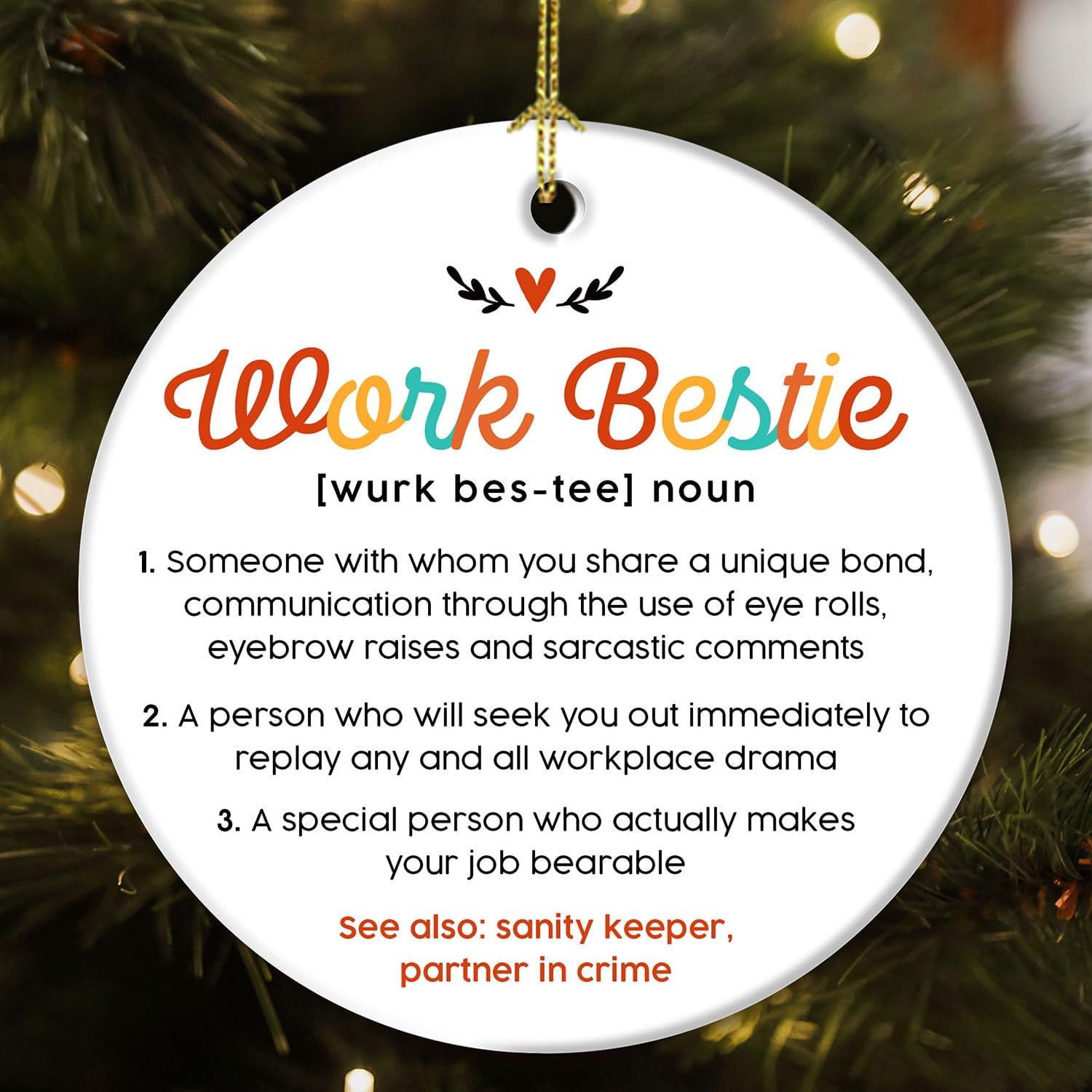 Amazon.com: REXXNOX Work Besties Gifts For Women 2025 - Funny Coworker ...