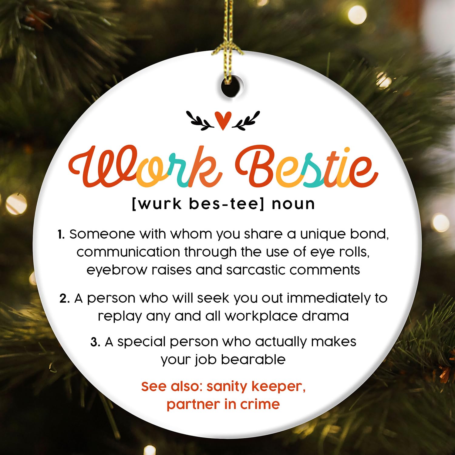 Amazon.com: REXXNOX Work Besties Gifts For Women 2025 - Funny Coworker ...